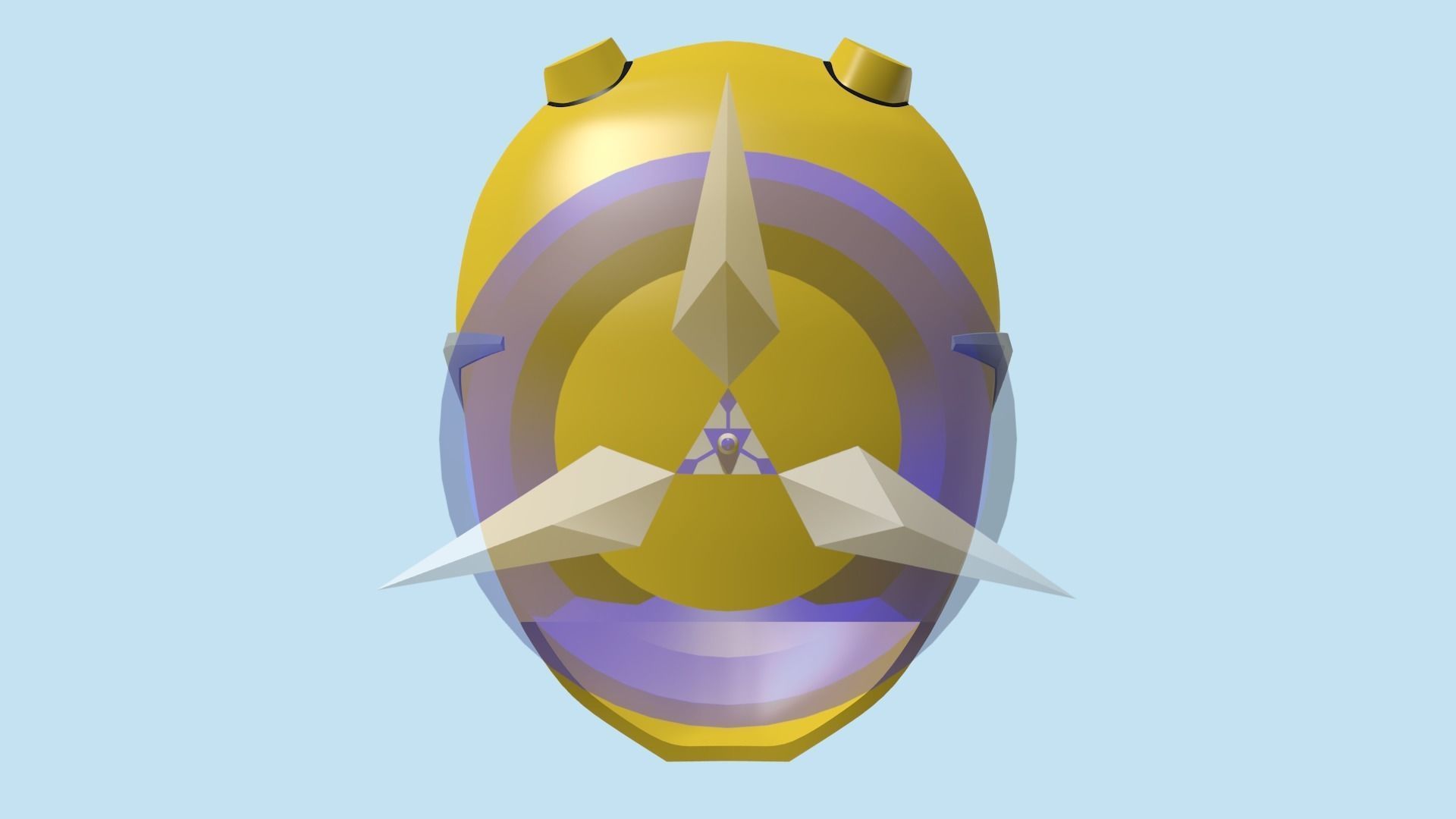 Yellow Beast Morpher Helmet 3D model 3D printable | CGTrader