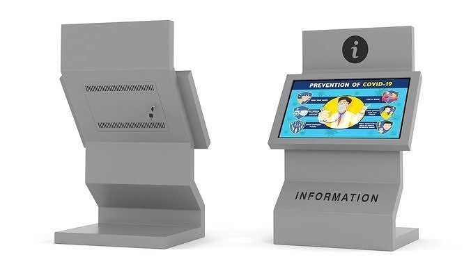 Information Kiosk 3D model | CGTrader