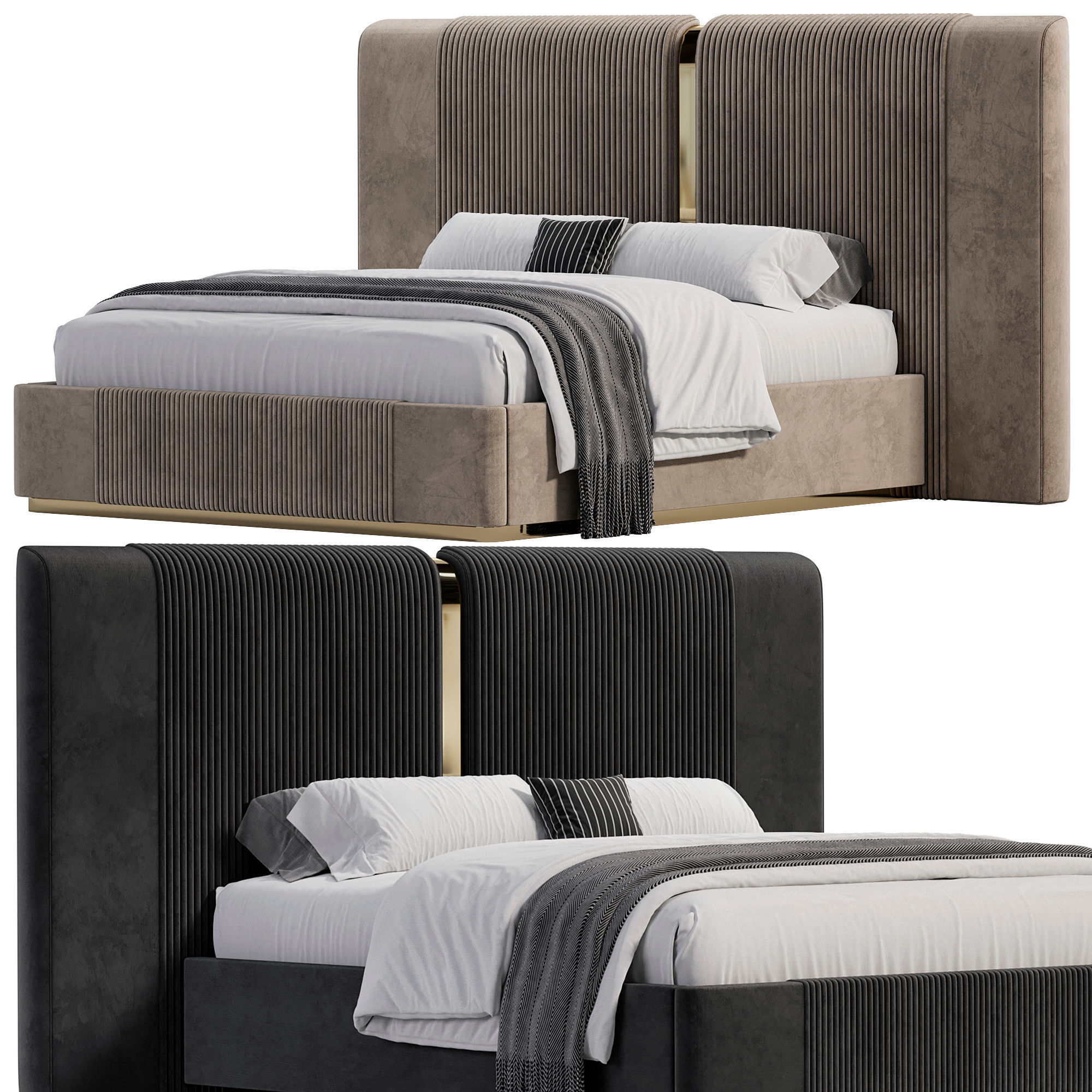 Trend modern bed By Evmoda collection 3D model | CGTrader