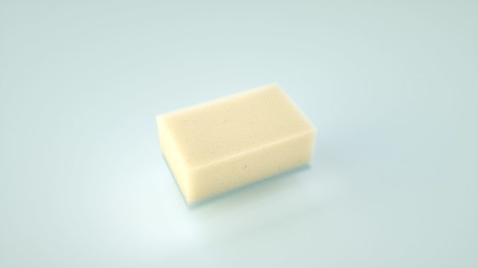 sponge 3D model | CGTrader