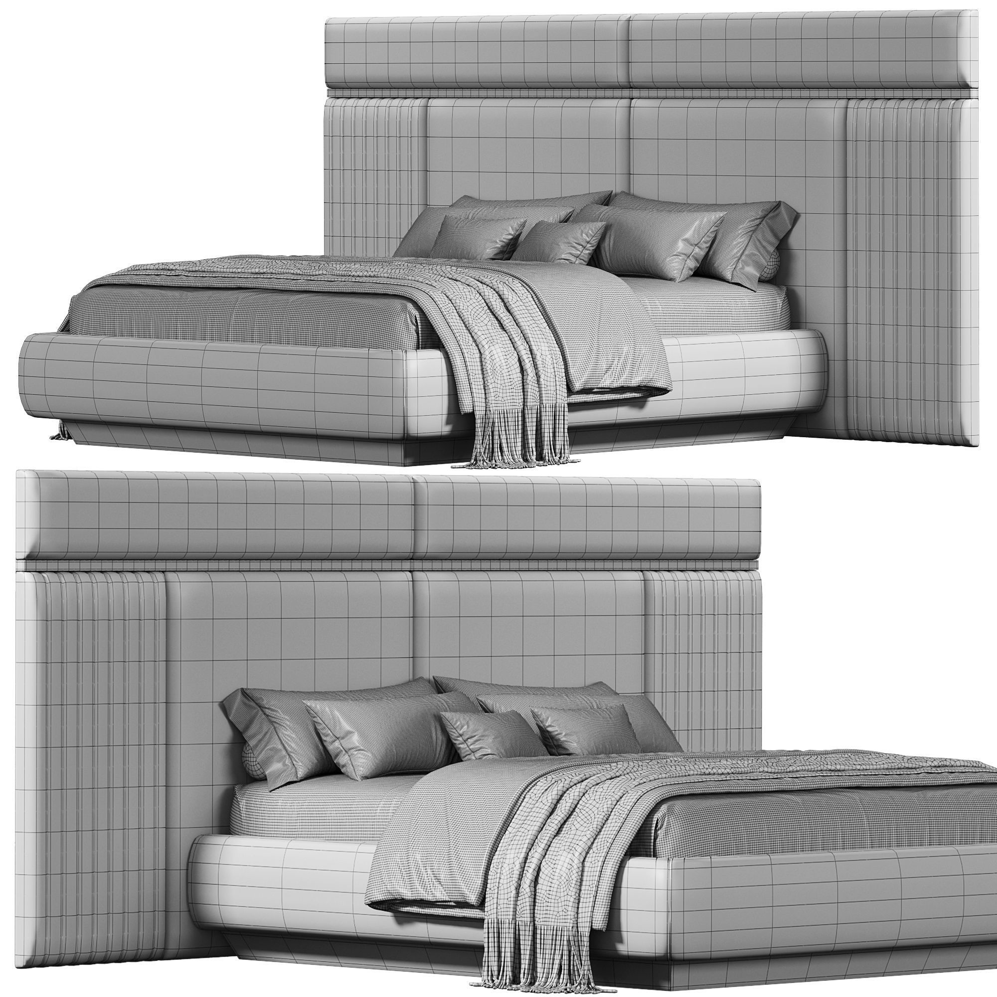 Parma Karyola bed by Area Mobilya 3D model | CGTrader