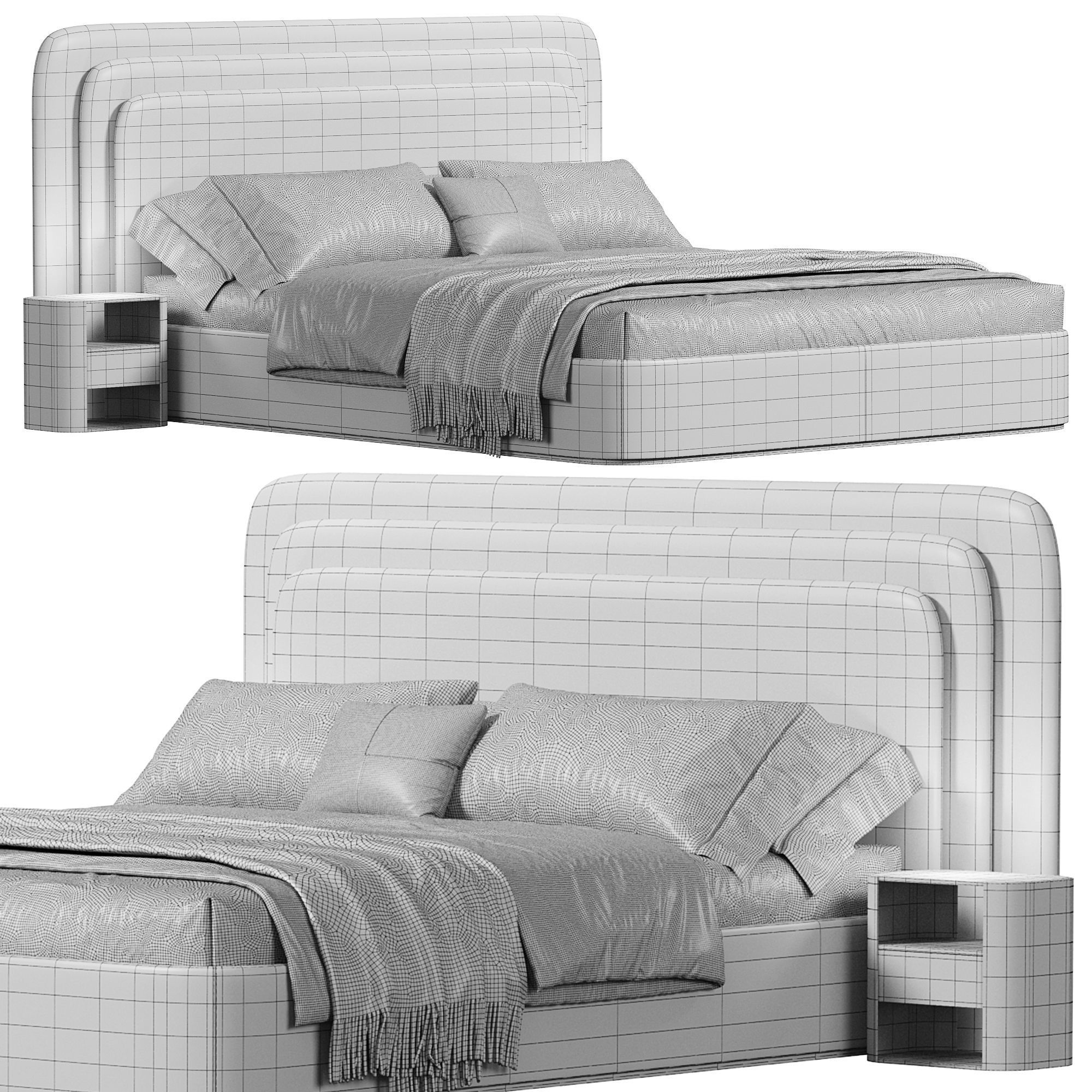 Voyage Royal Bed 3D model | CGTrader