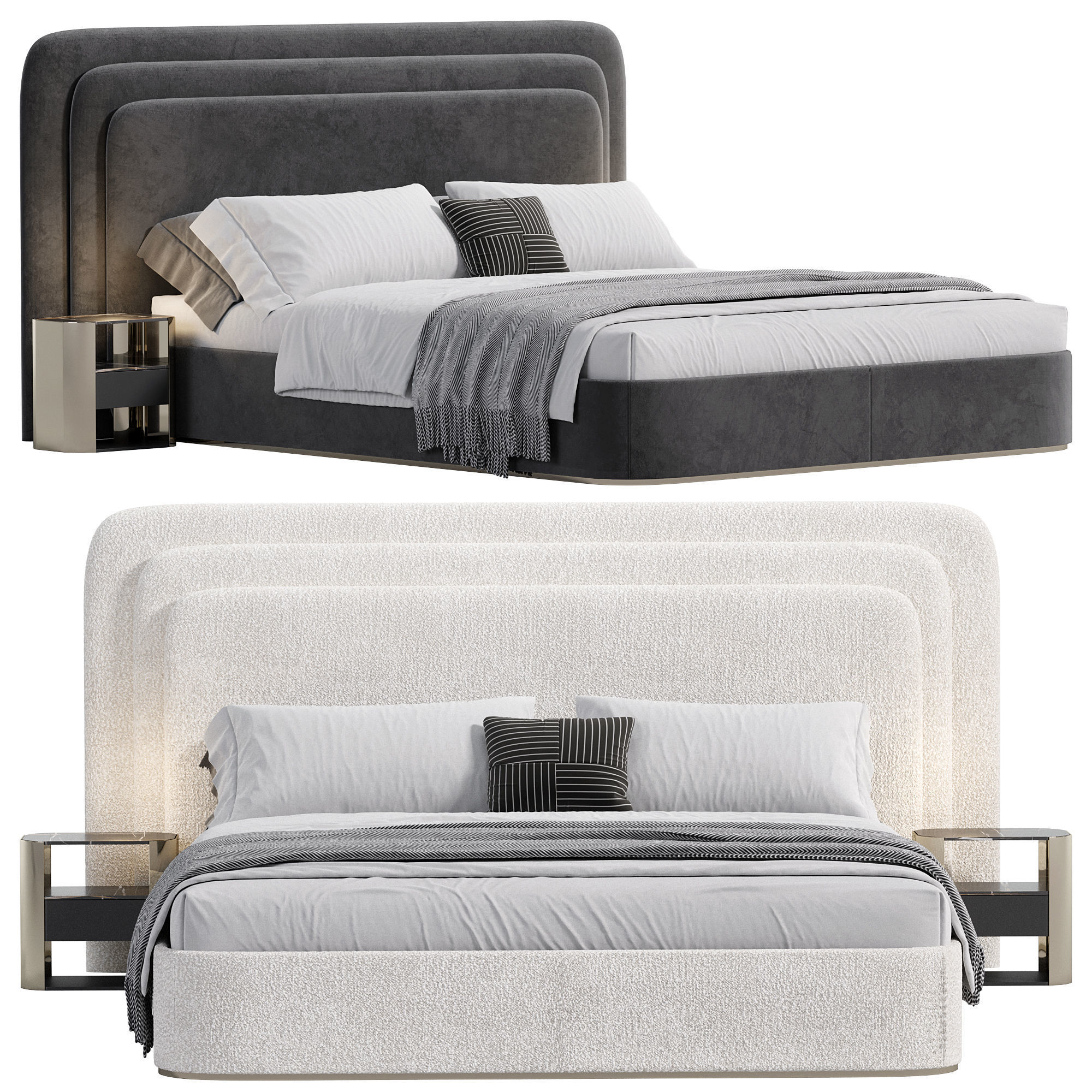 Voyage Royal Bed 3D model | CGTrader