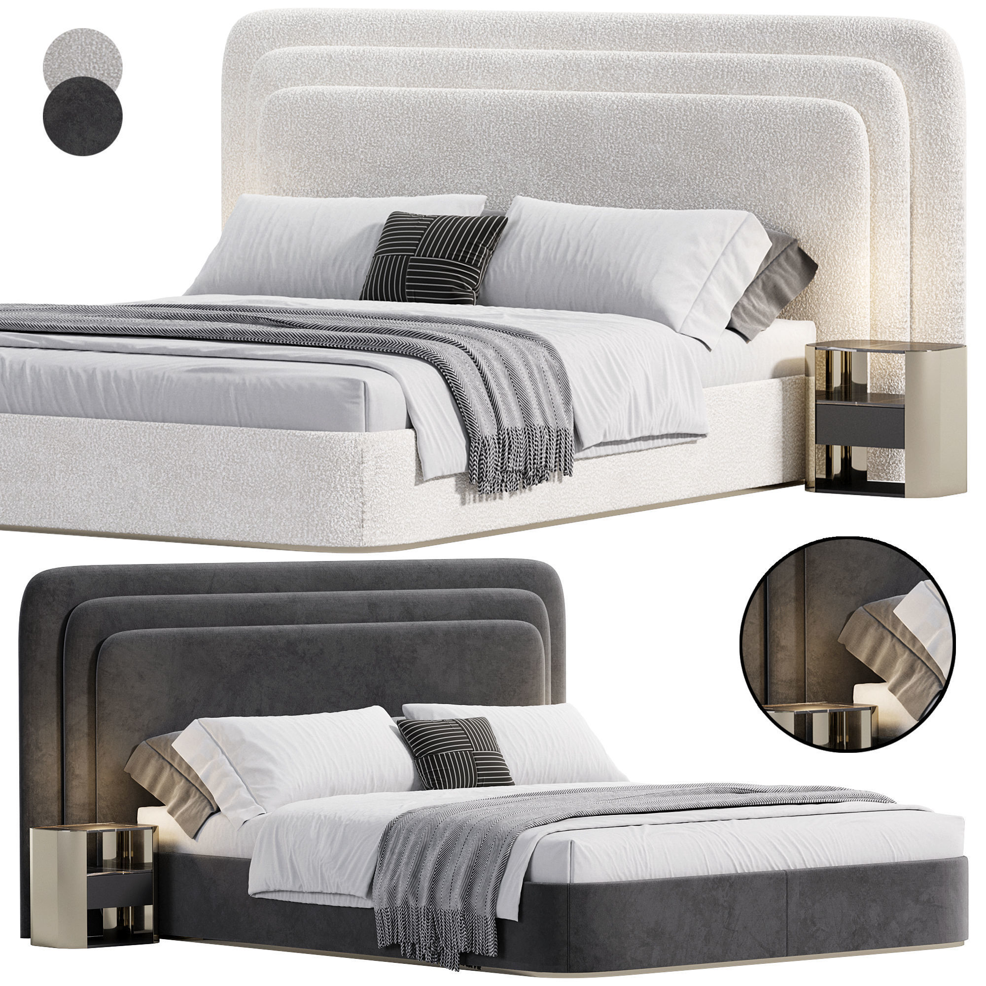 Voyage Royal Bed 3D model | CGTrader