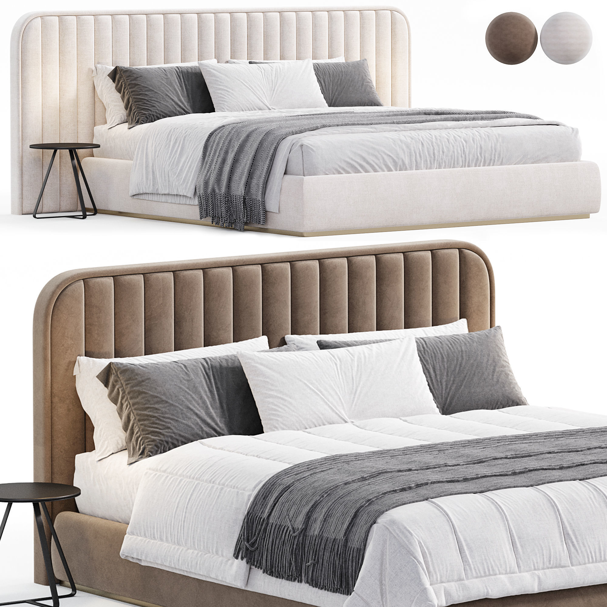 Bed KRMP 01 3D model | CGTrader