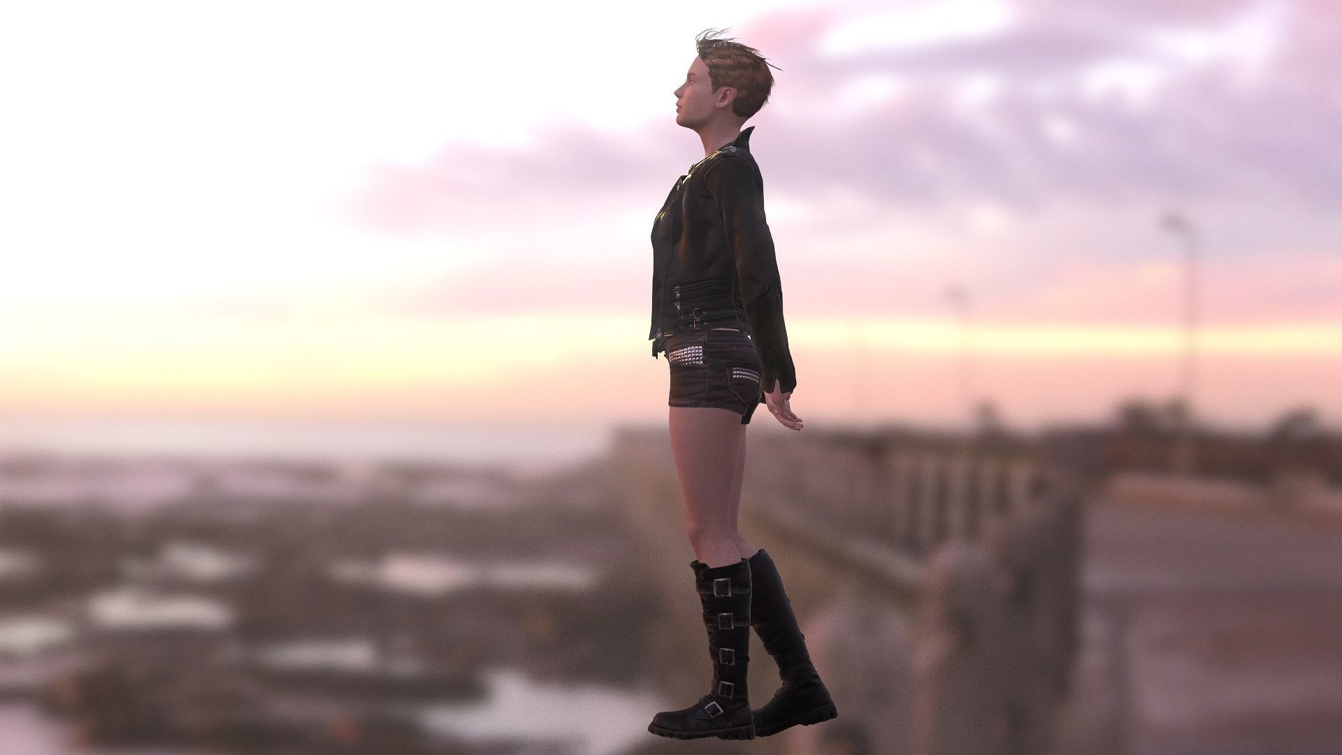 3D model Claudia MacPherson VR / AR / low-poly | CGTrader