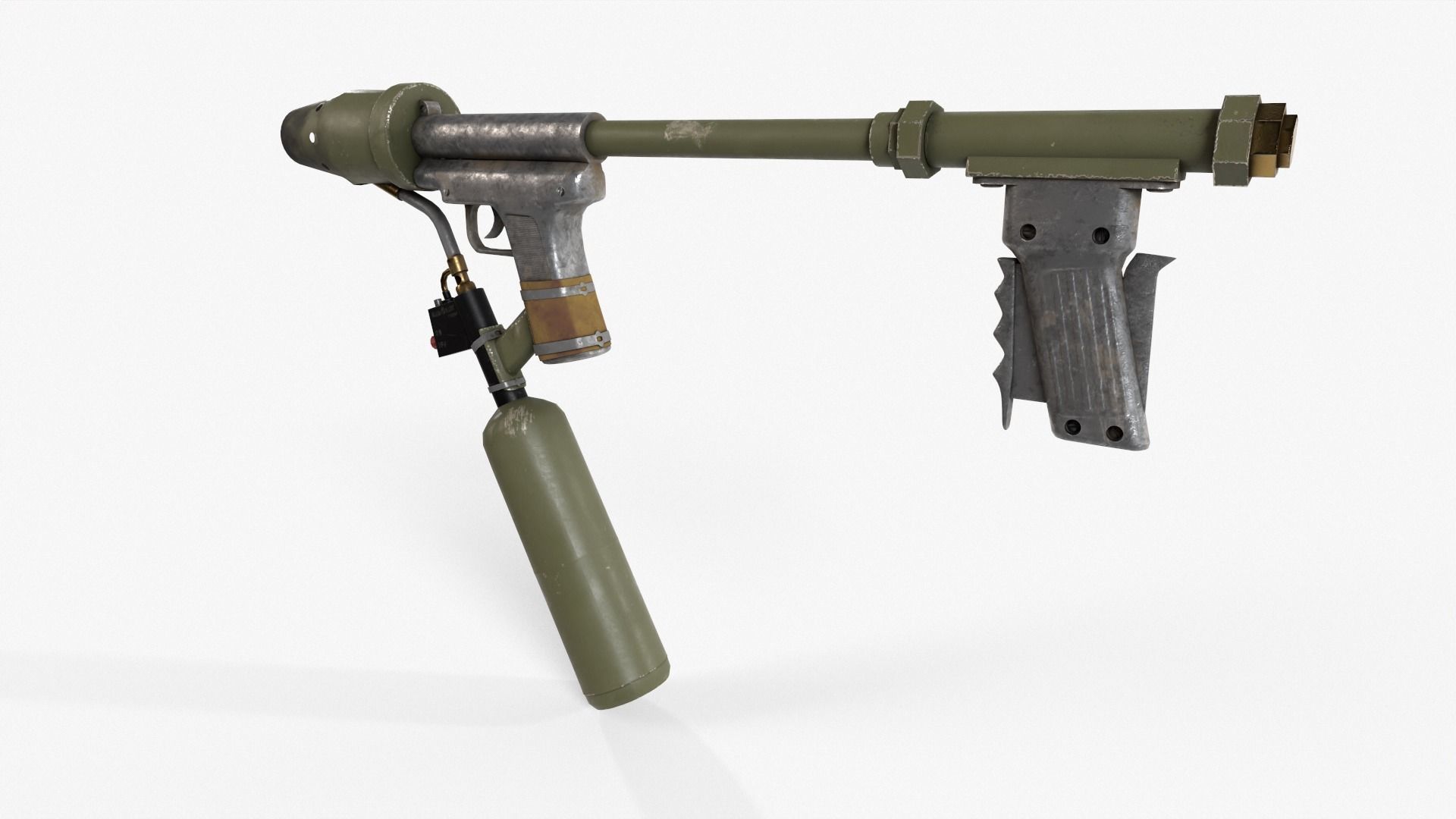 Flamethrower 3D model | CGTrader