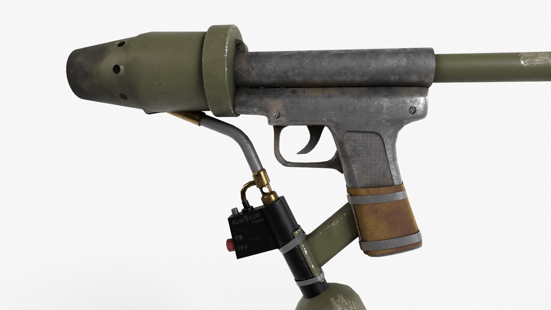 Flamethrower 3D model | CGTrader