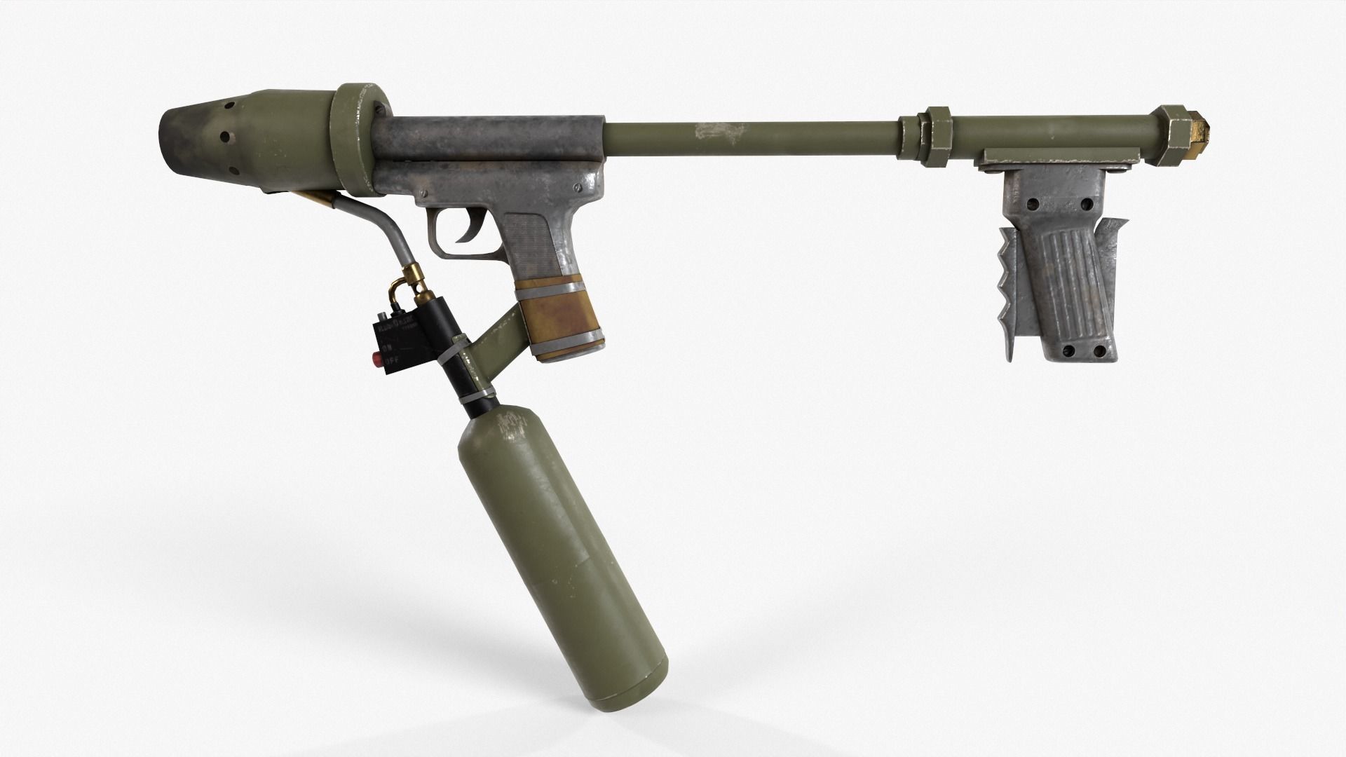 Flamethrower 3D model | CGTrader