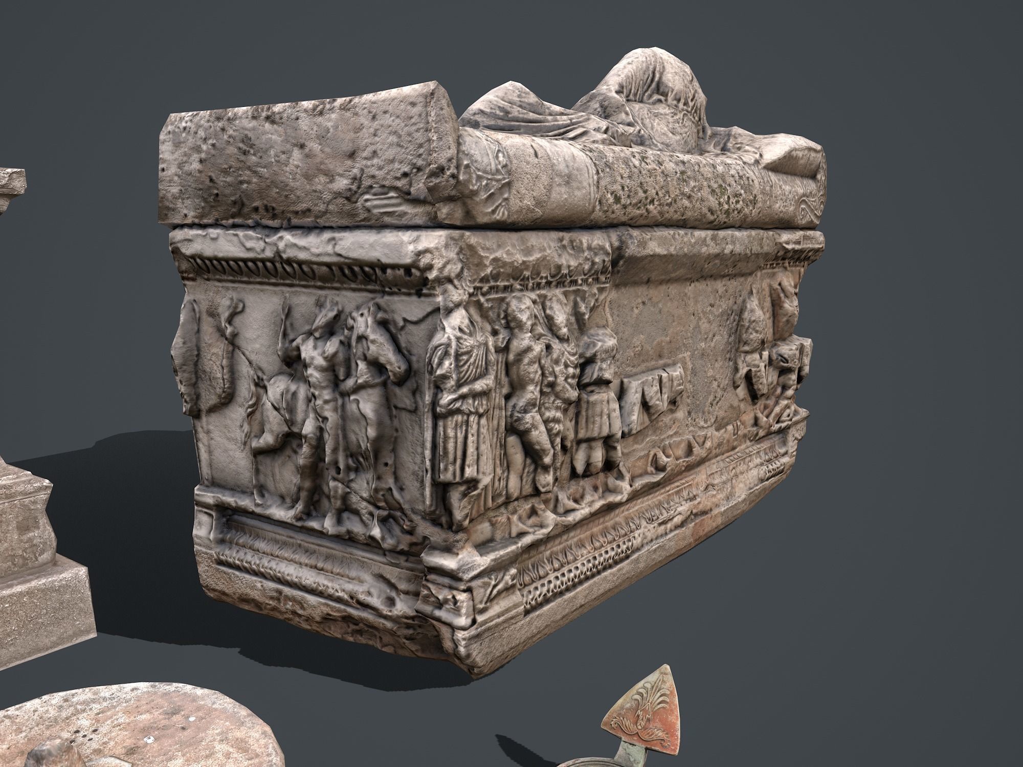 3D model Roman Greek Temple Pack VR / AR / low-poly | CGTrader
