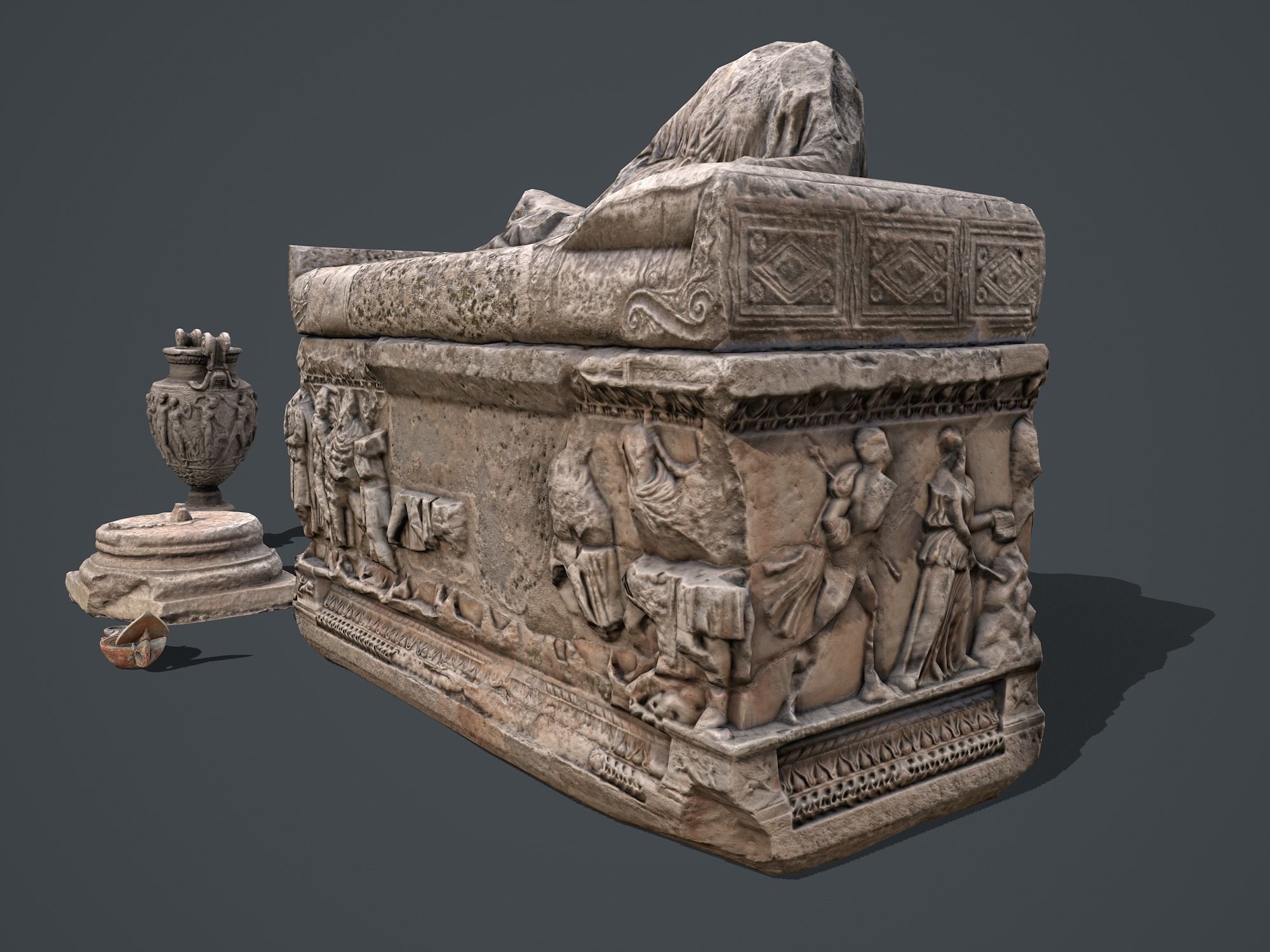 3D model Roman Greek Temple Pack VR / AR / low-poly | CGTrader