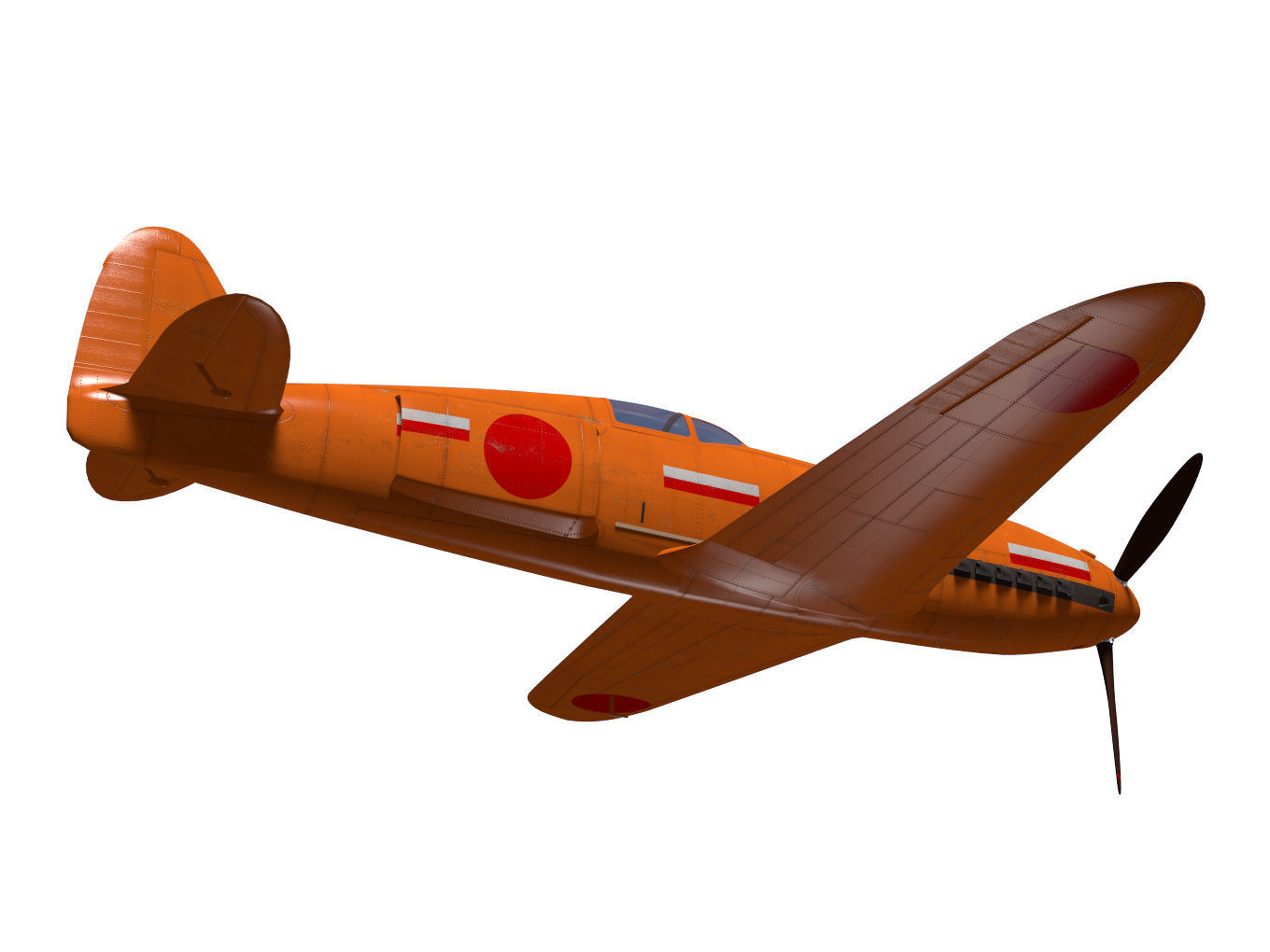 Kawasaki Ki78 Kensan 3D model | CGTrader