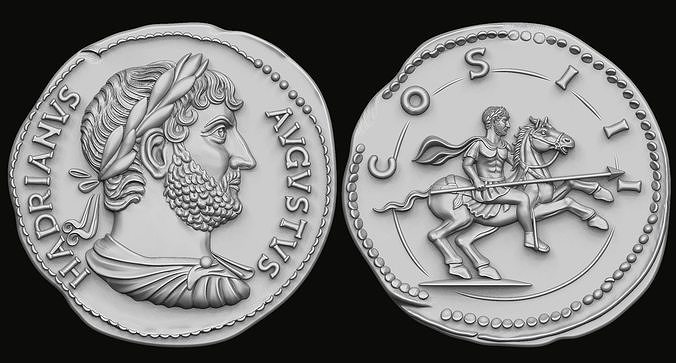 Ancient Roman Coins 3D model 3D printable | CGTrader
