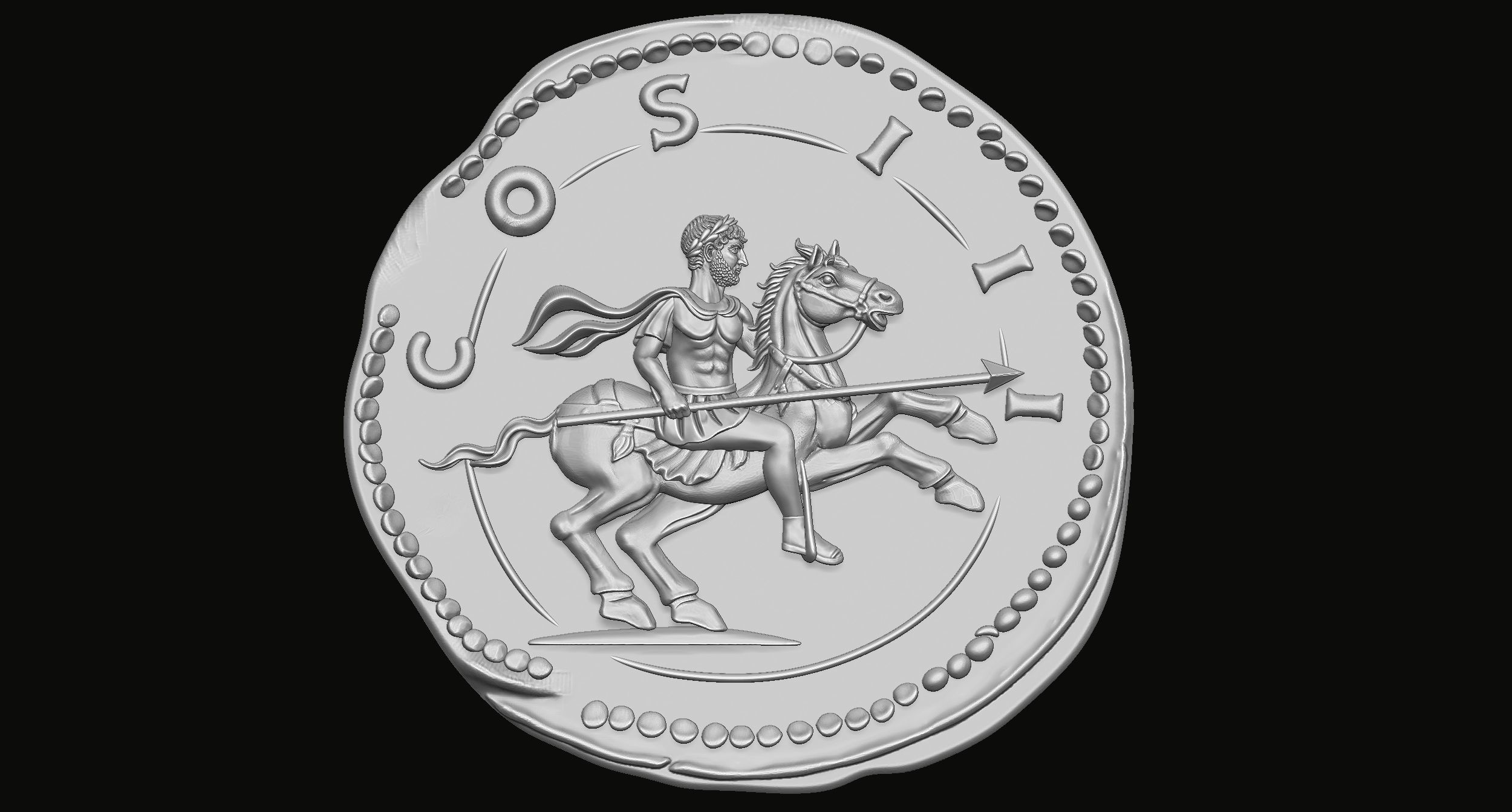 Ancient Roman Coins 3D model 3D printable | CGTrader