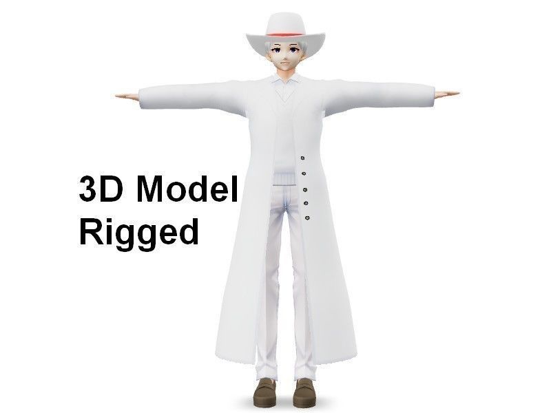 3D model 3D Model Vrchat Ruiz VR / AR / low-poly | CGTrader