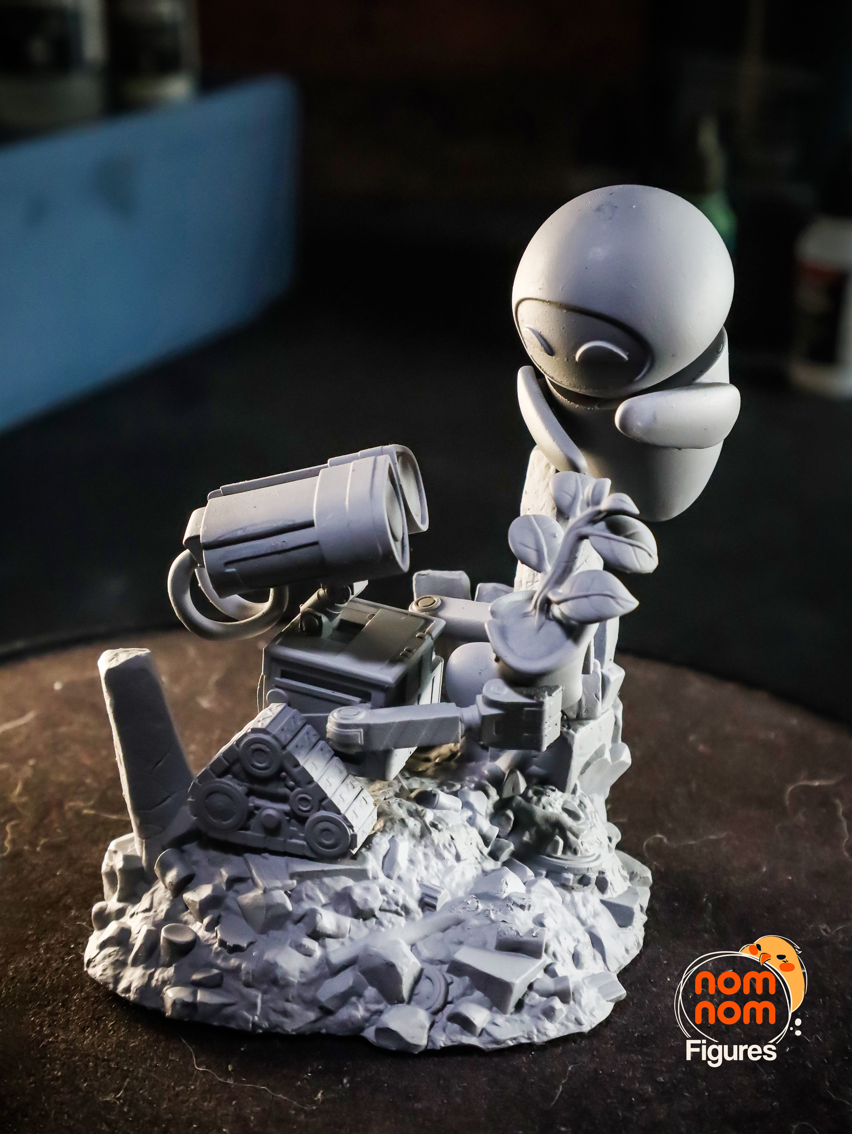 Chibi Wall-e and Eve 3D model 3D printable | CGTrader