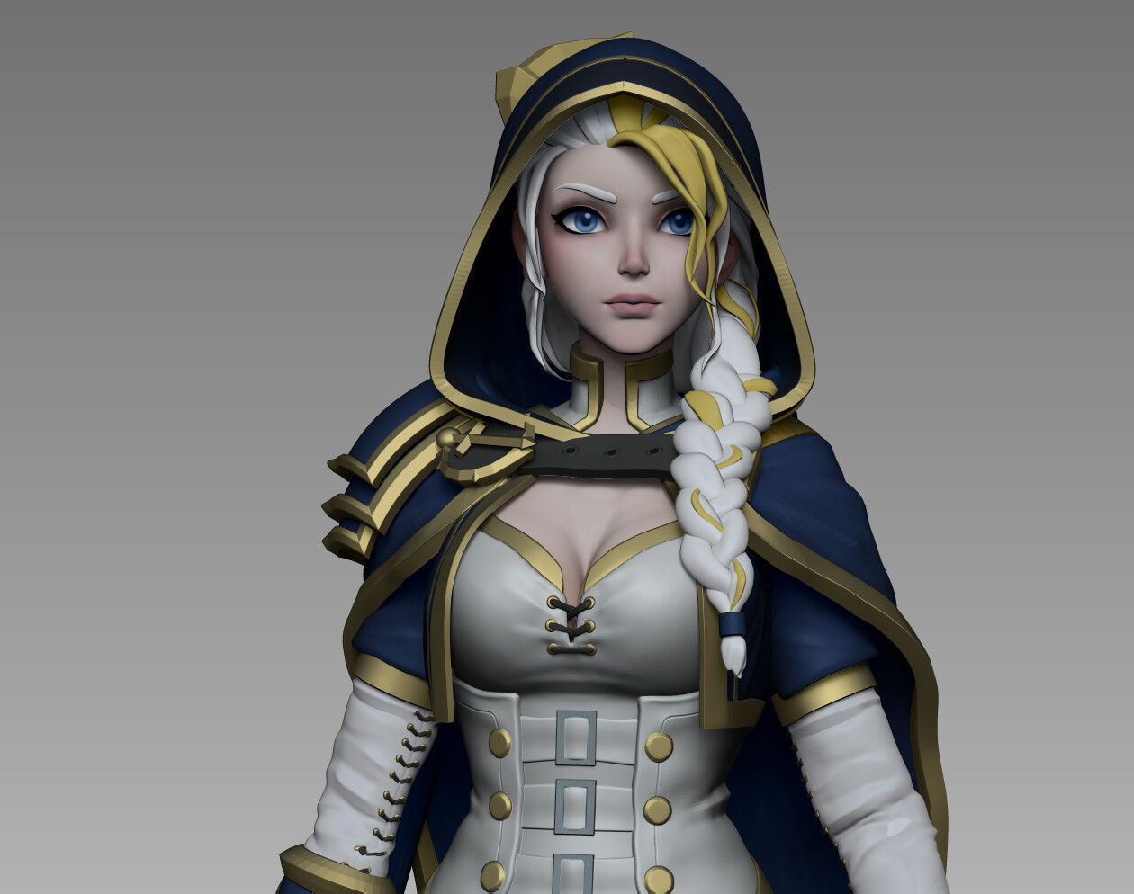 3D model Jaina Proudmoore - World of Warcraft 3D Model VR / AR / low ...