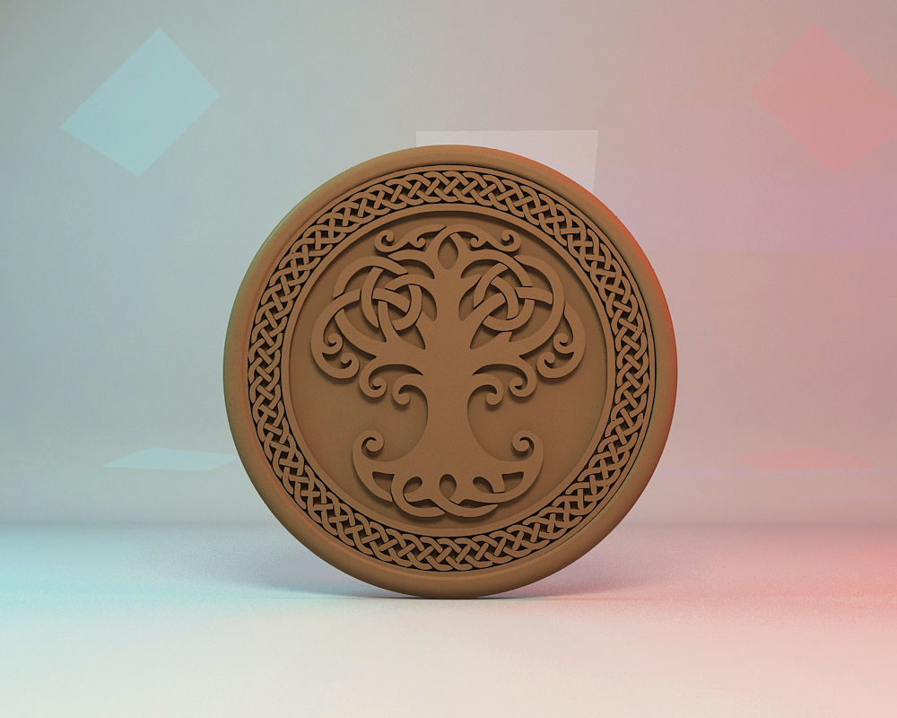 Tree of life 3D STL Model for Cnc users 3D print model 3D model 3D ...