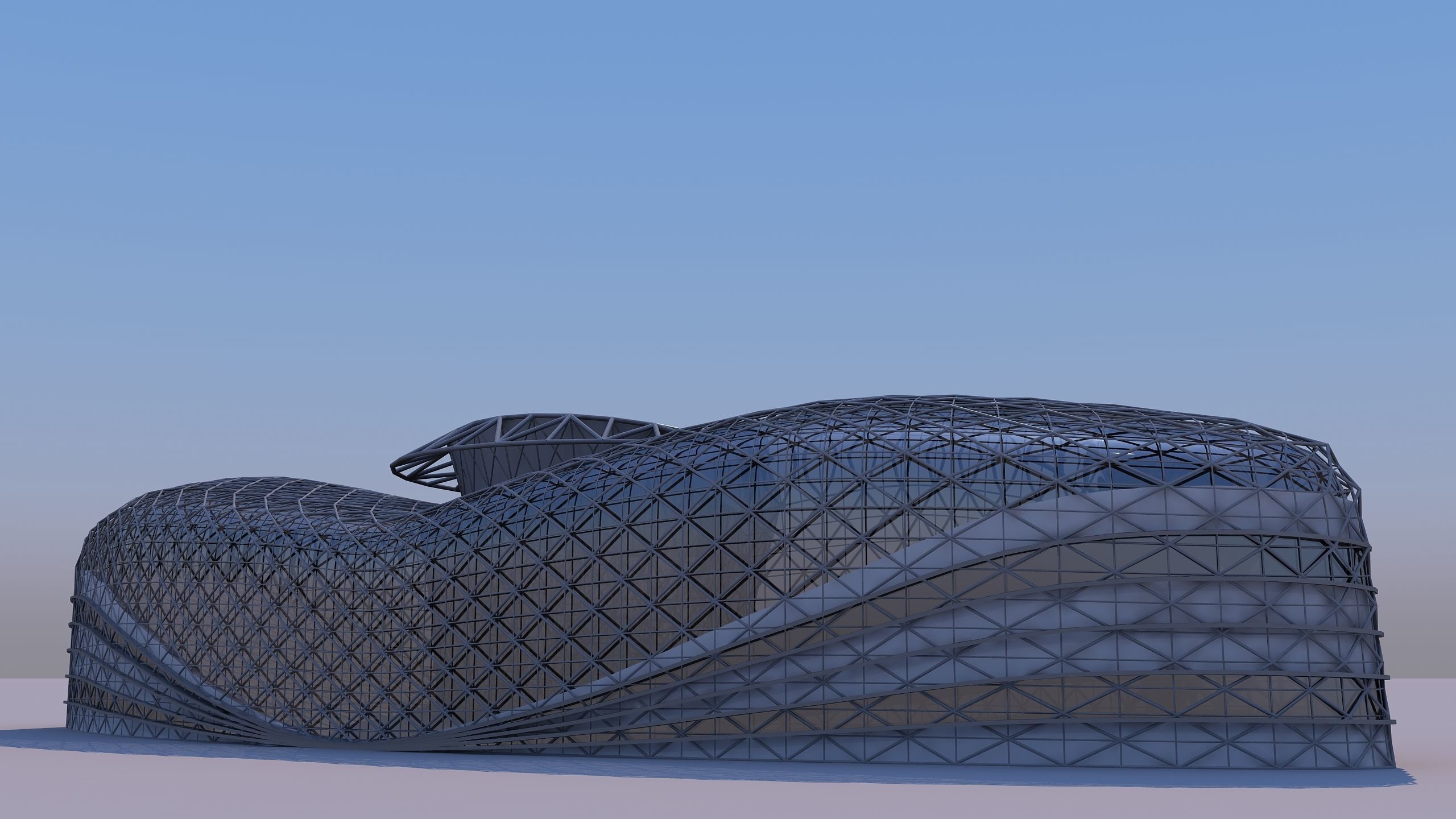 0161 - Modern Building 3D model | CGTrader
