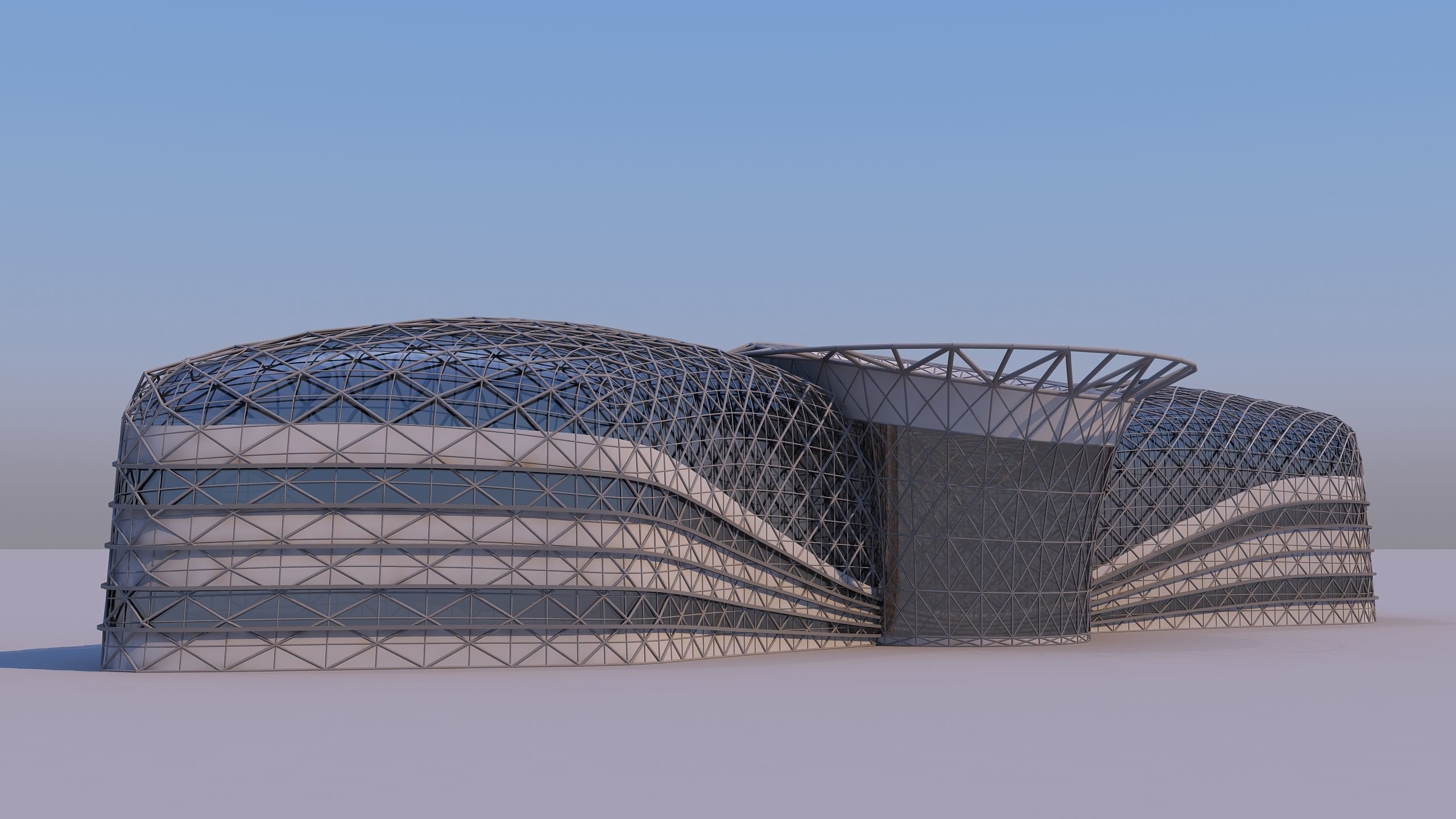 0161 - Modern Building 3D model | CGTrader