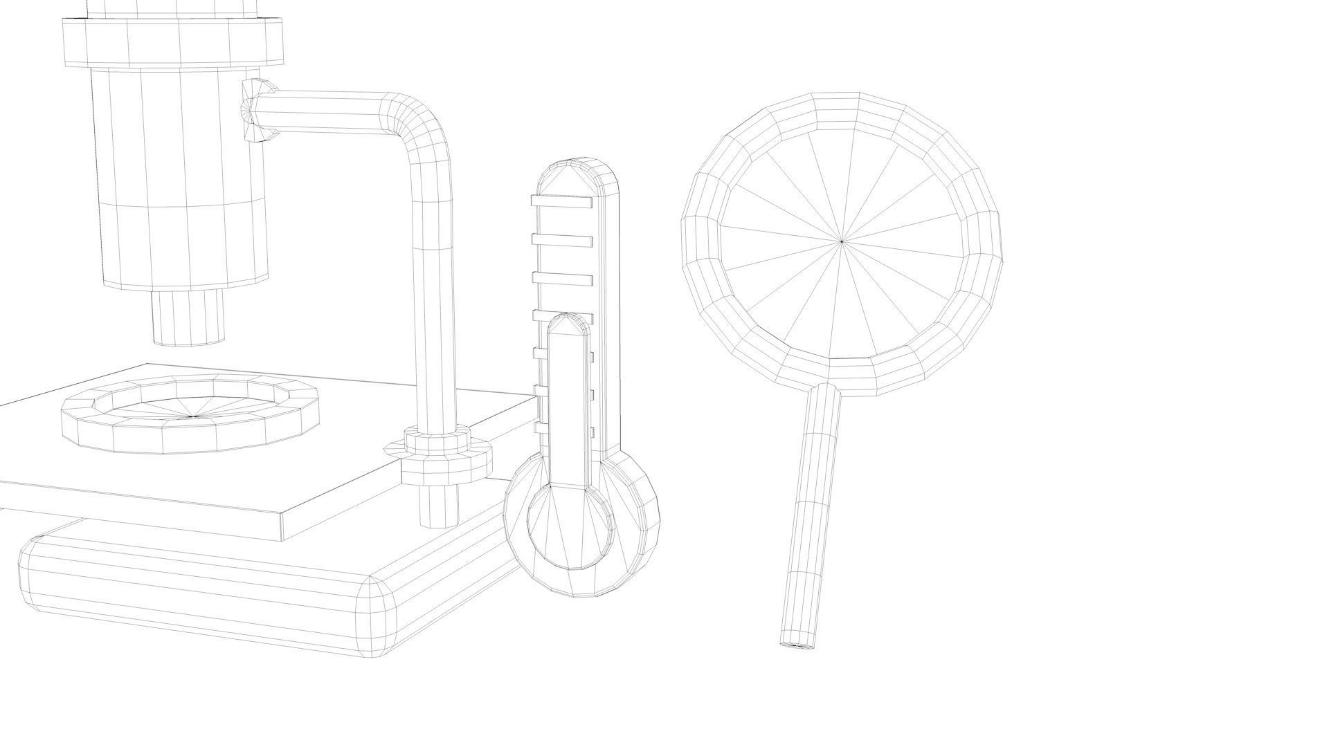 3D model Science Laboratory Cartoon VR / AR / low-poly | CGTrader