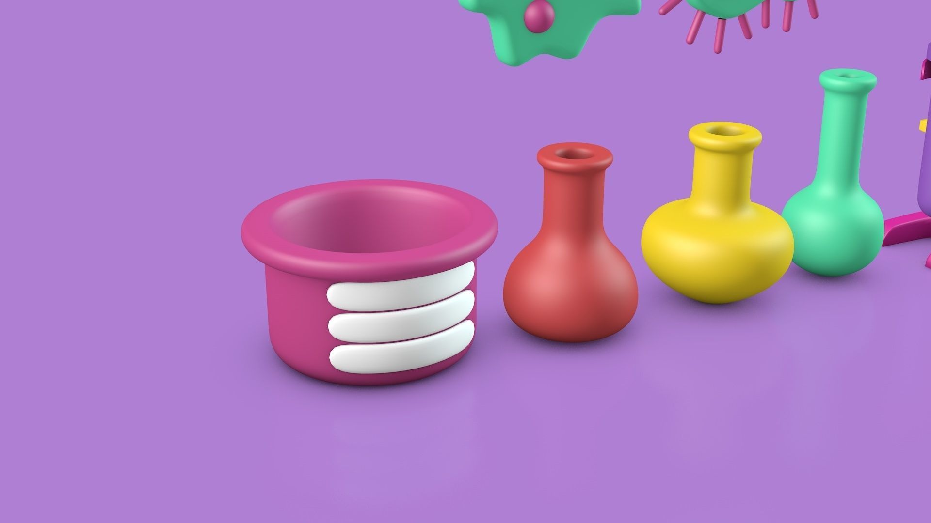 3D model Science Laboratory Cartoon VR / AR / low-poly | CGTrader