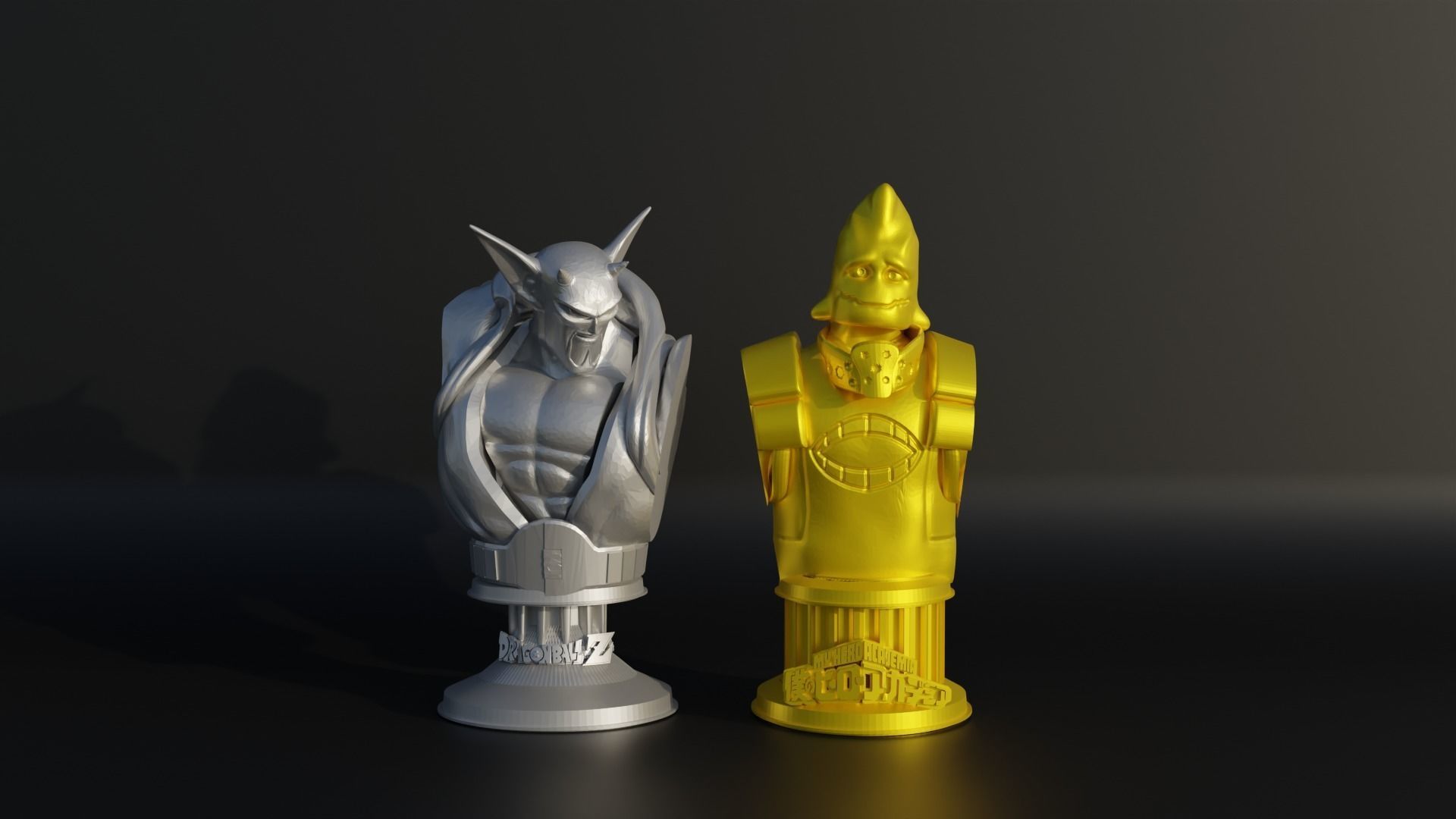 Anime Character Chess Set - Popular 12 Character 3D model 3D printable ...