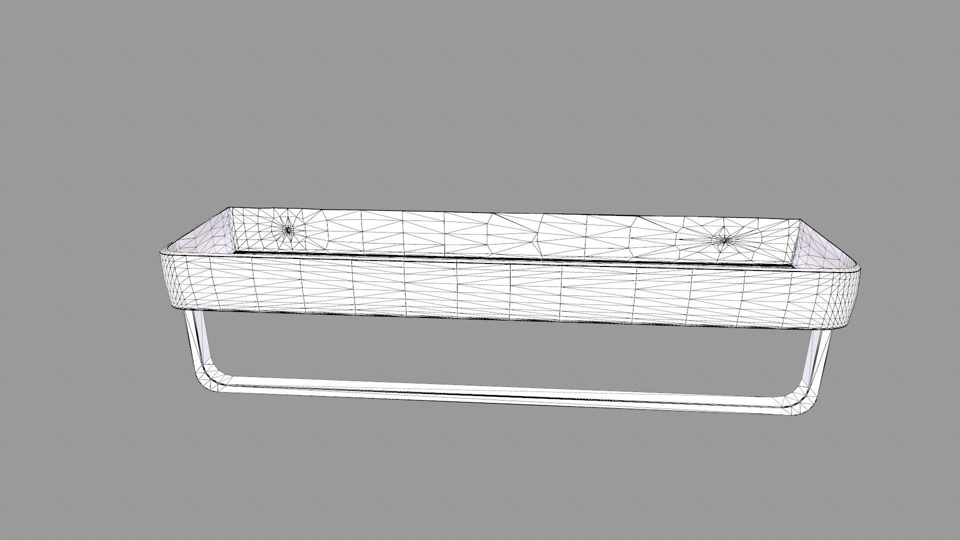 Rack Wall Mounted 3D model | CGTrader