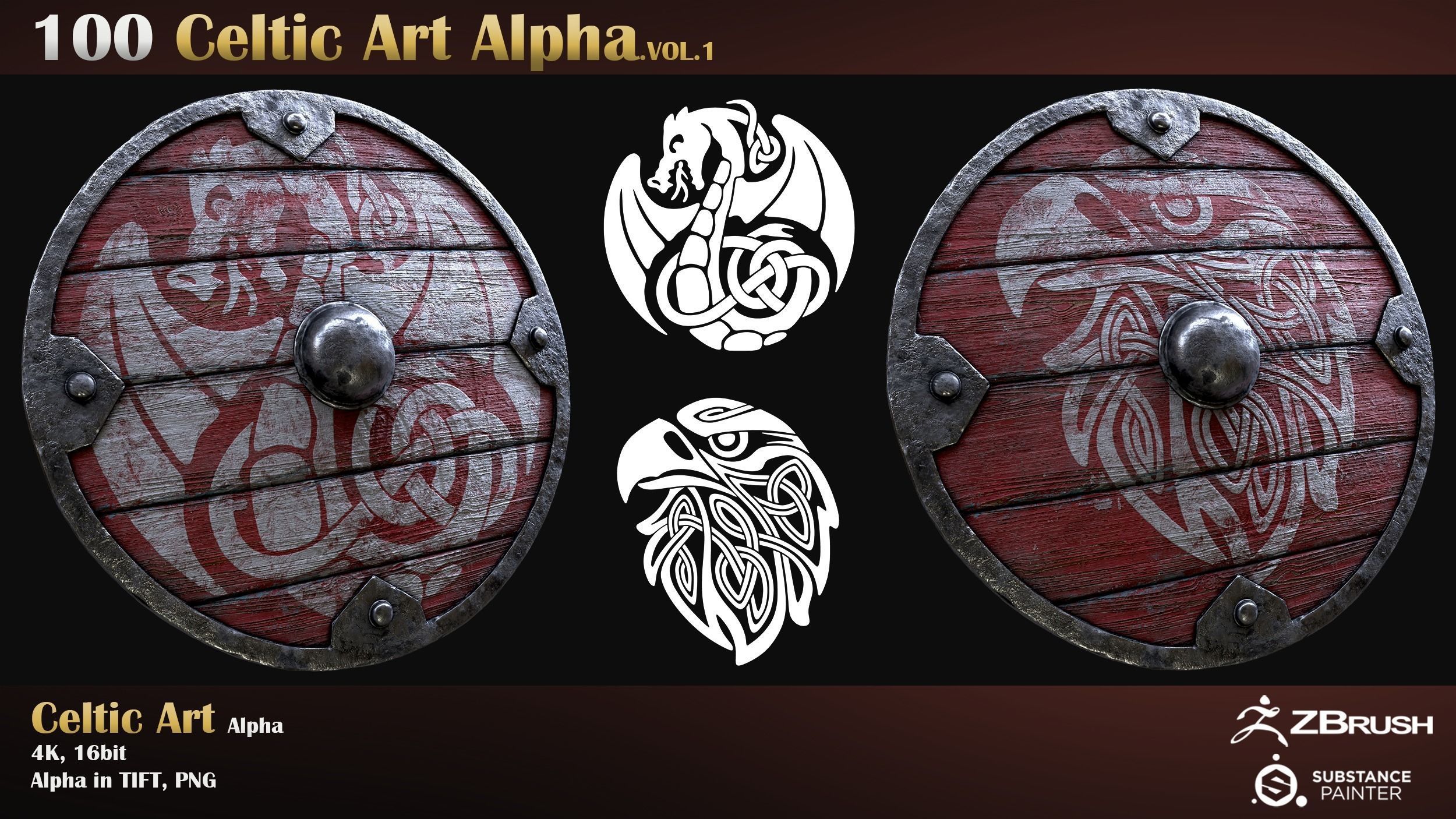 Celtic Art Alpha Texture | CGTrader