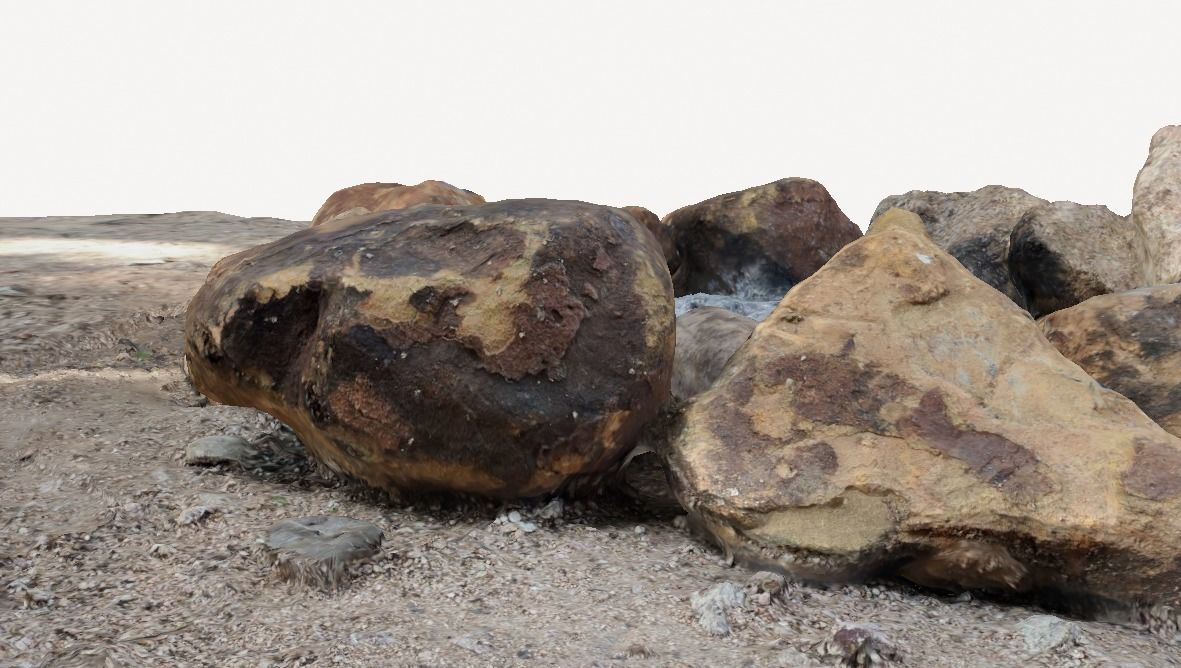 Bonfire HD 3D scan in open space 3D model | CGTrader