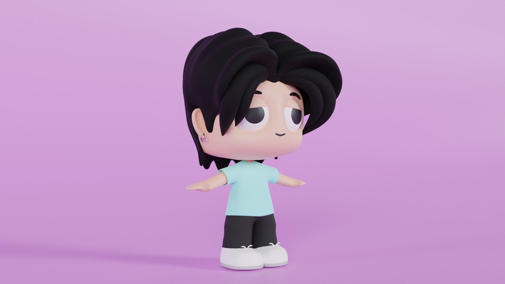 KPOPBOY LOWPOLY CHARACTER CHIBI Low-poly 3D model 3D model | CGTrader