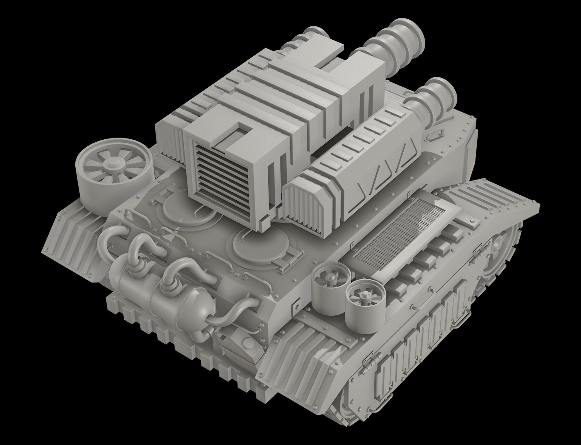 Concept Tank 3 - Only Mesh 3D model | CGTrader