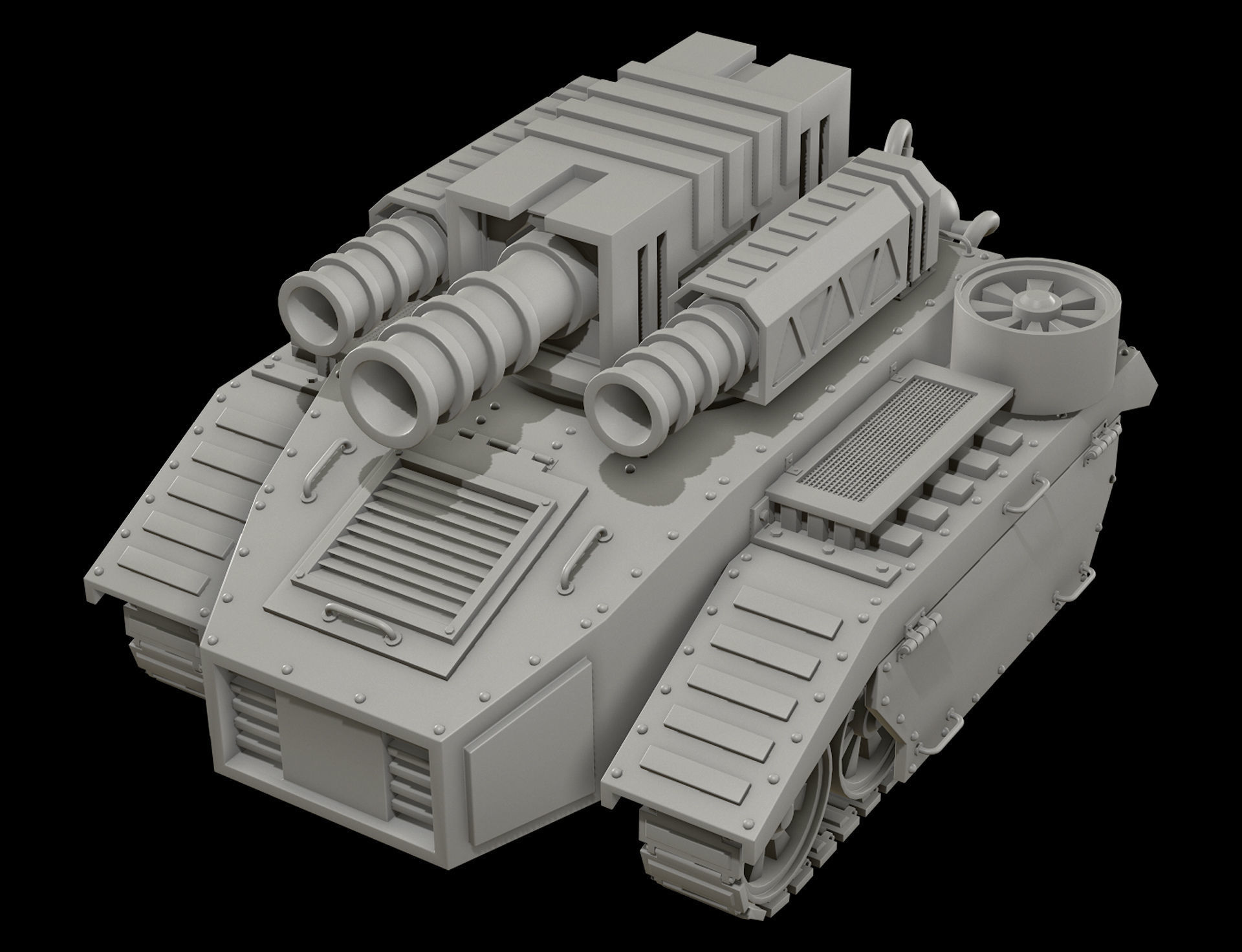 Concept Tank 3 - Only Mesh 3D model | CGTrader