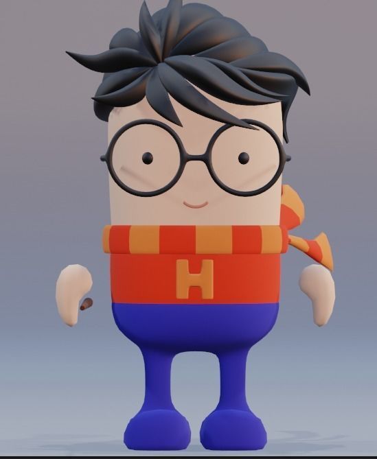 3D model Lowpoly Human character 3 VR / AR / low-poly | CGTrader