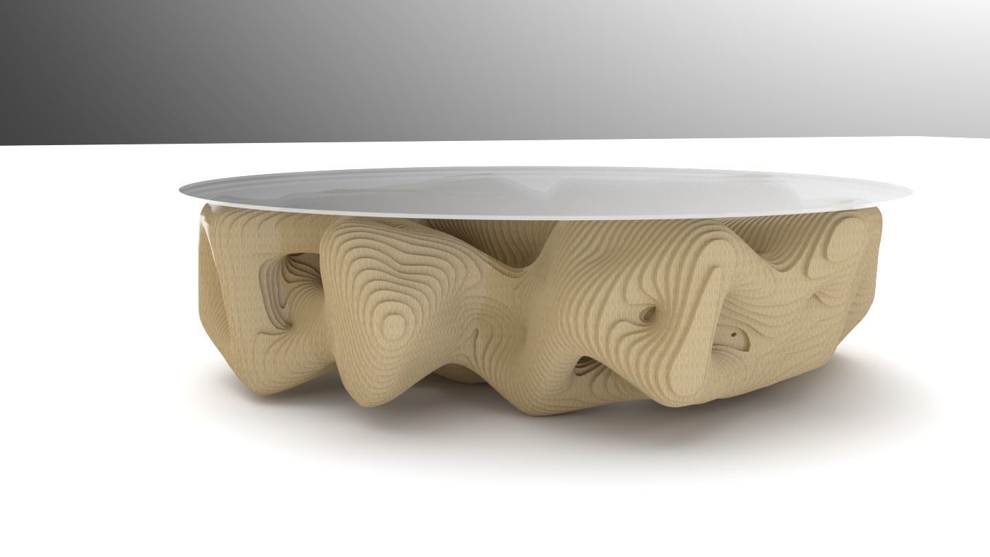 Parametric sofa table 3D model | CGTrader