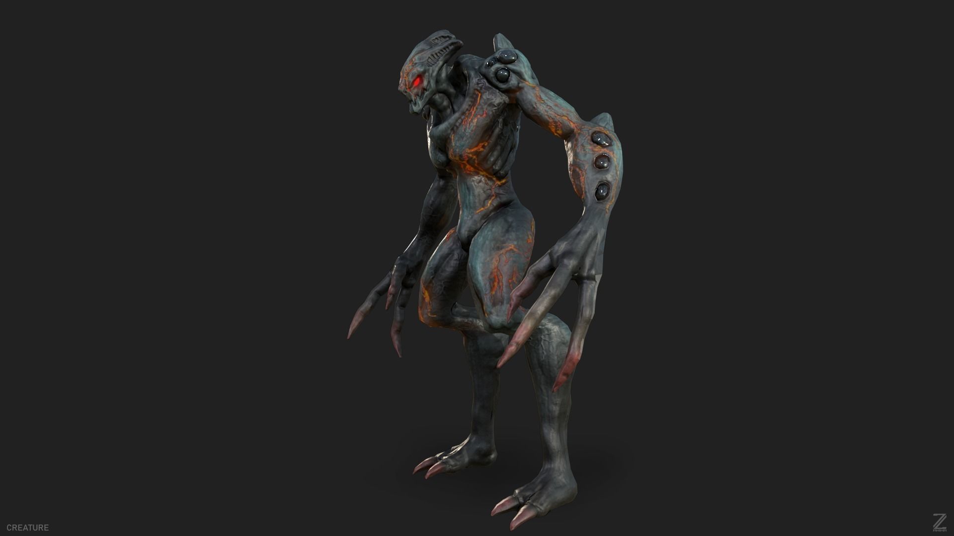3D model Creature VR / AR / low-poly | CGTrader