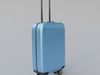 Small blue suitcase 3D model | CGTrader