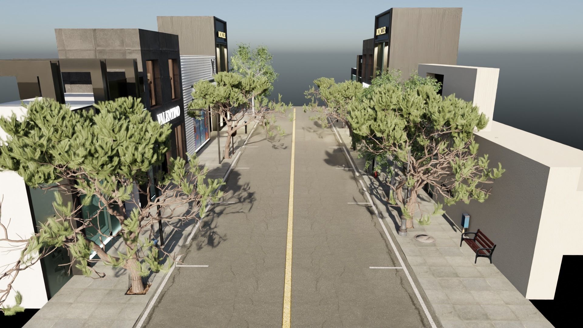LA Street 3D model | CGTrader