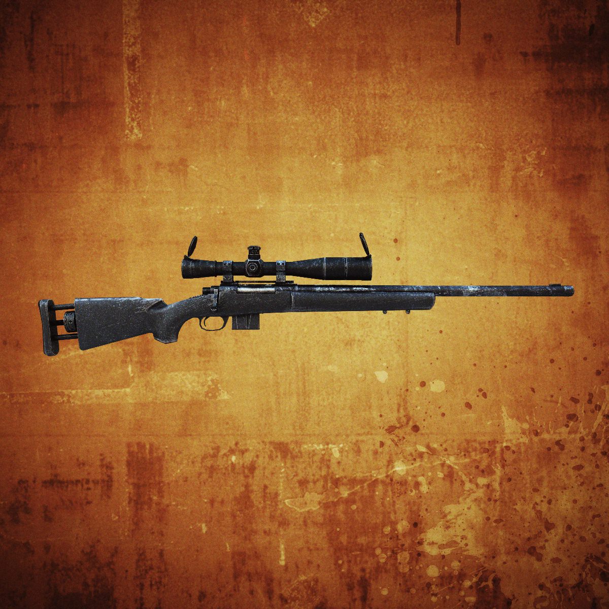 M24 Sniper rifle 3D Model Game ready .max .obj .fbx .lwo .lw .lws .ma ...