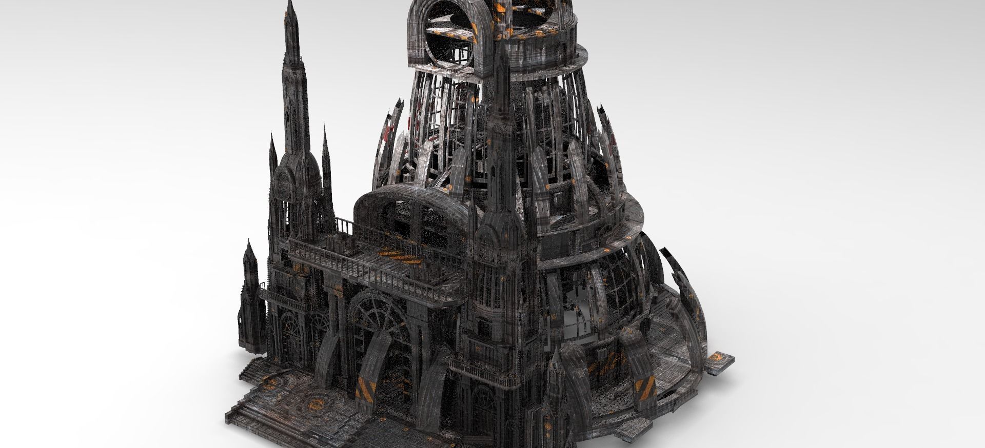 Dark Cult Dungeon Evil Tower 3D model | CGTrader