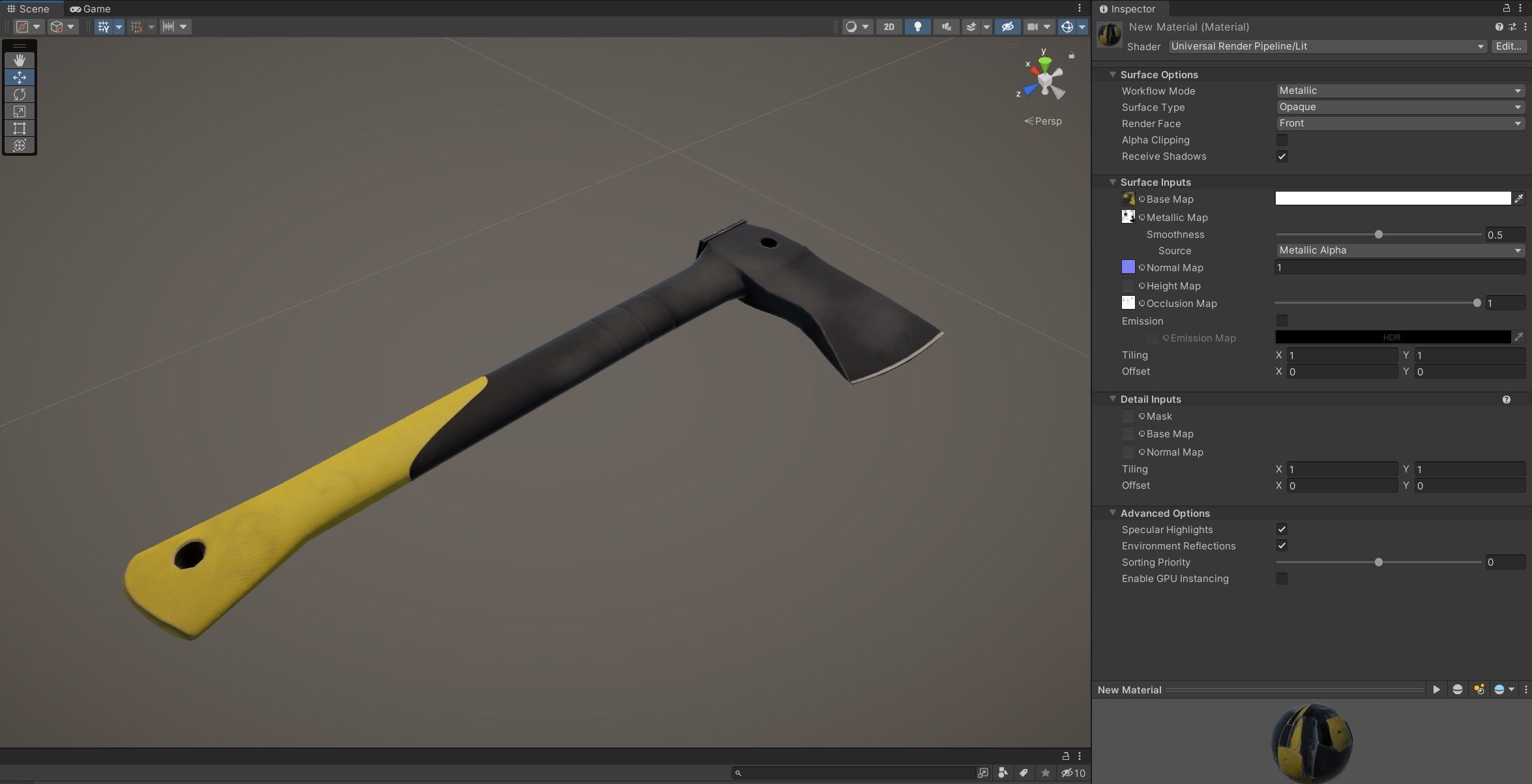 3D model Stylized Tactical Axe VR / AR / low-poly | CGTrader