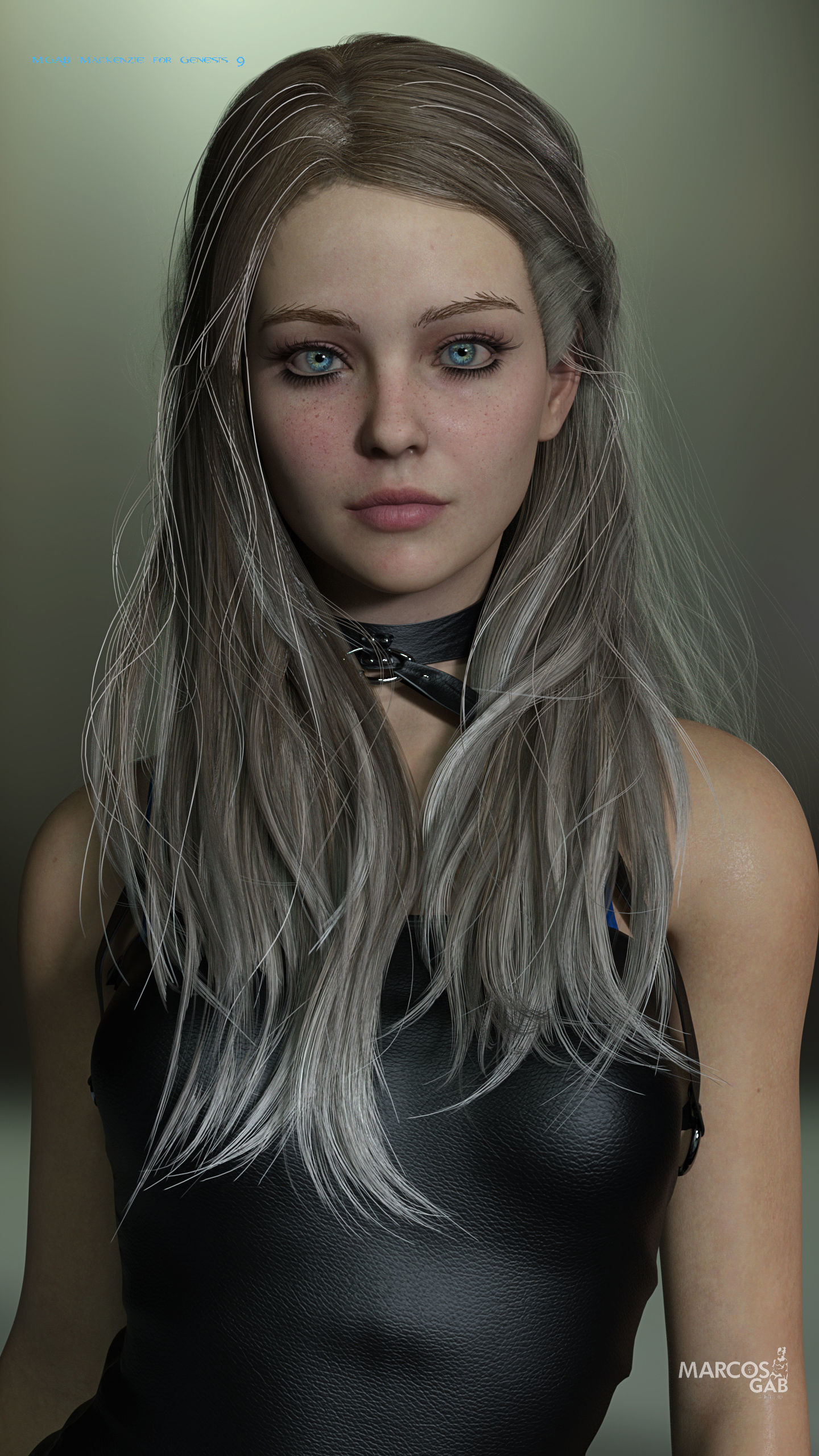 MGAB Mackenzie for Genesis 9 3D model animated rigged | CGTrader