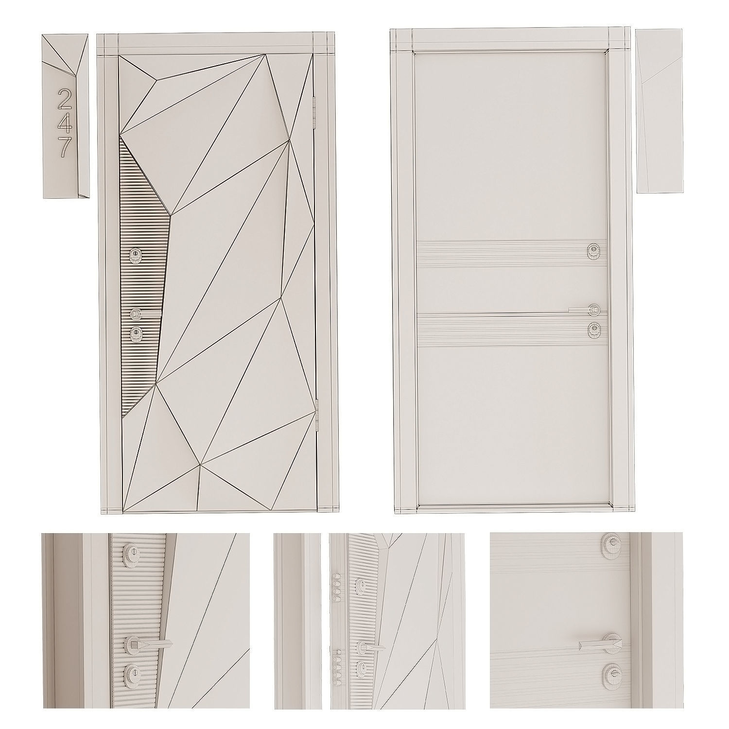 Lambo door 3D model | CGTrader