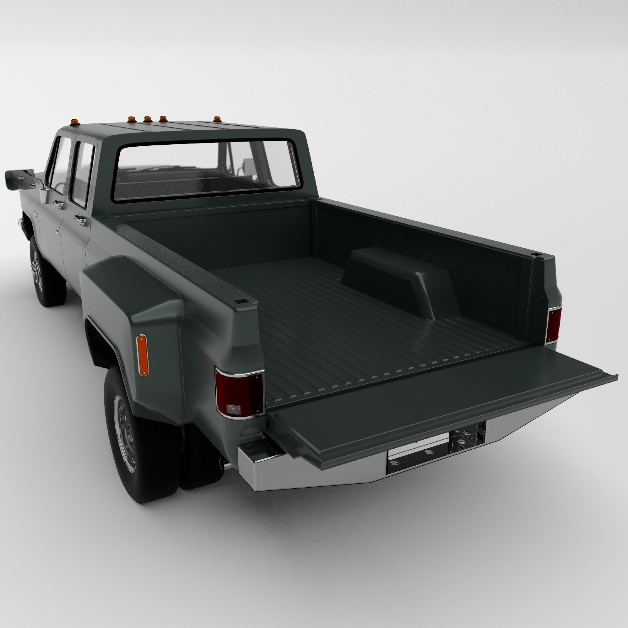 Chevrolet K30 Crew Cab Dually 1989 3D model | CGTrader