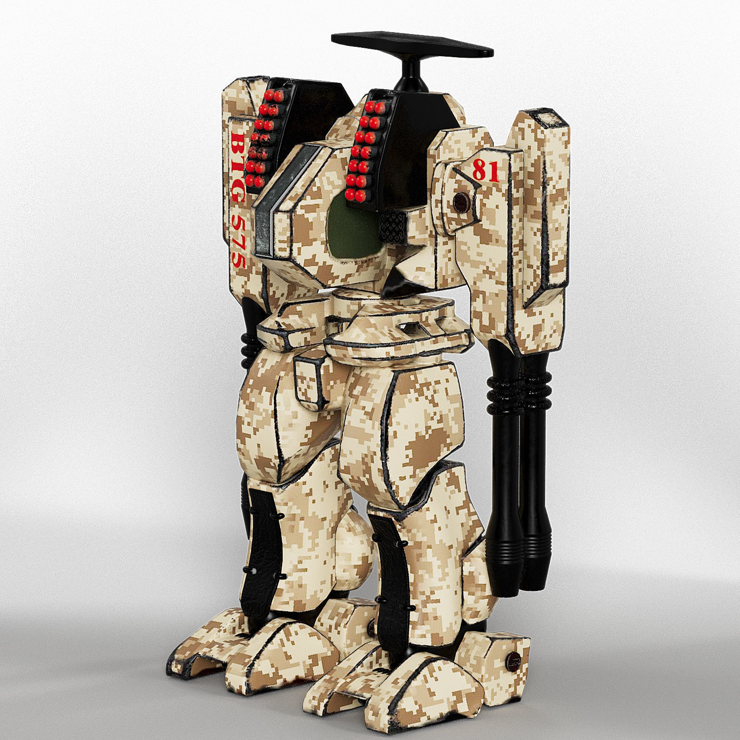 Desert scarab Battle Mech 3D model | CGTrader