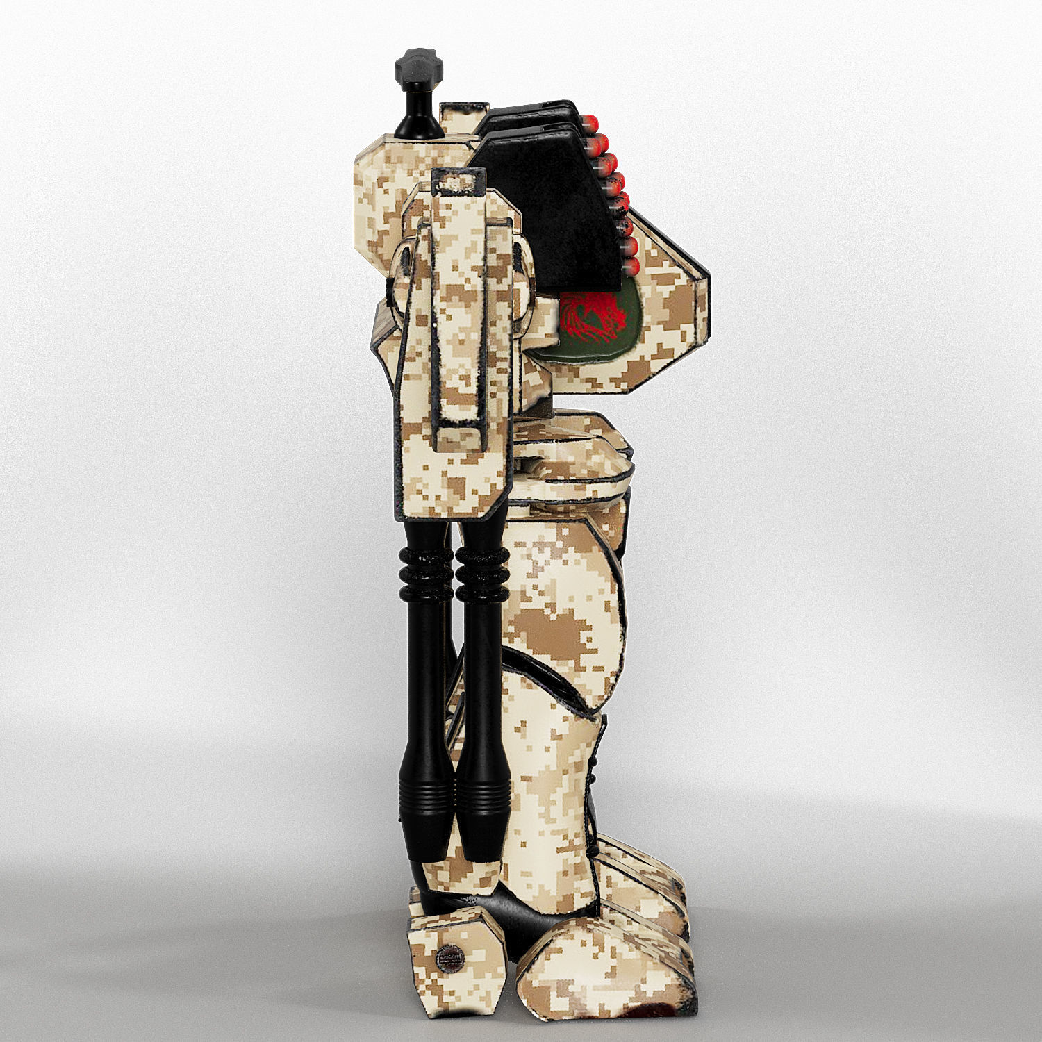 Desert scarab Battle Mech 3D model | CGTrader