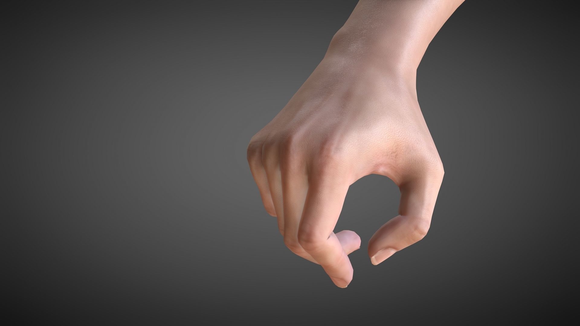 Female Hand Rigged for Cinema 4D 3D model rigged | CGTrader
