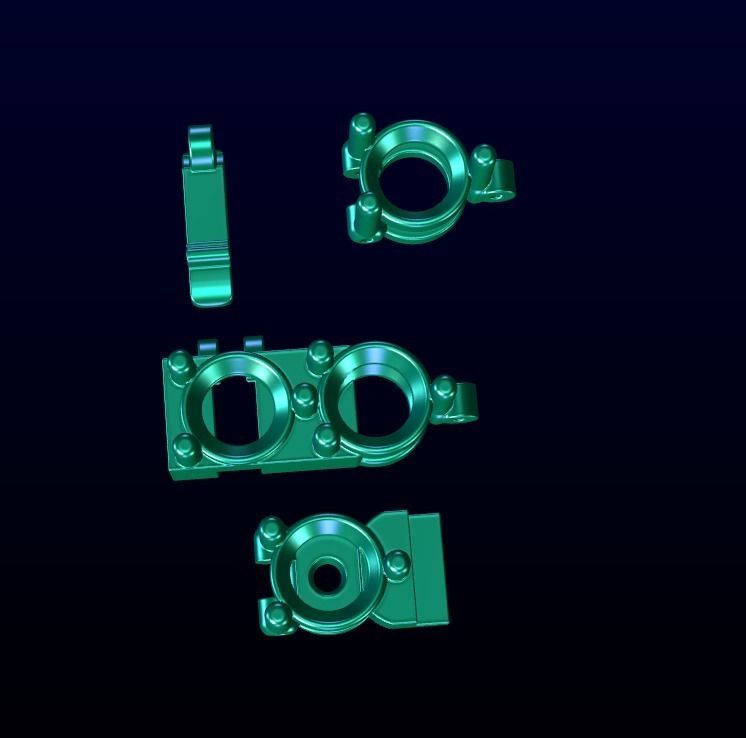 Tennis bracelet box clasp 3D model 3D printable | CGTrader