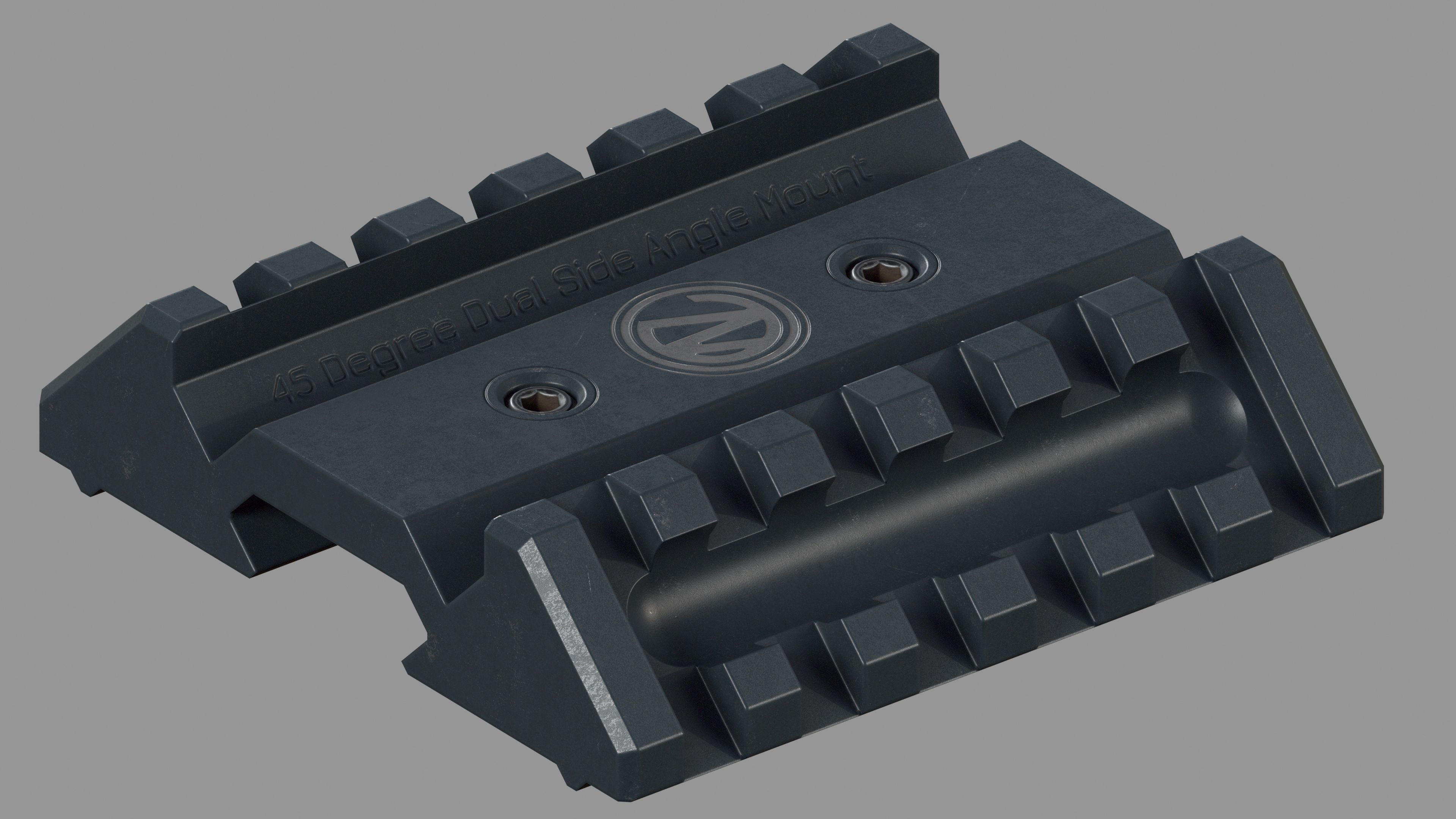 45 Degree Dual Side Angle Mount - LOW POLY free VR / AR / low-poly 3D ...