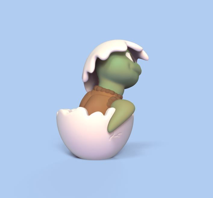 Turtle Egg 3D model 3D printable | CGTrader